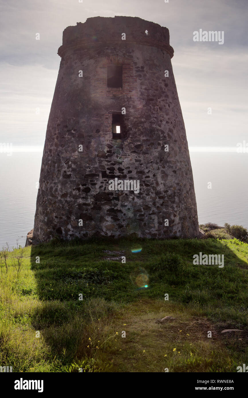 torre del diablo almunecar watchtower built as a reinforcement of the ...