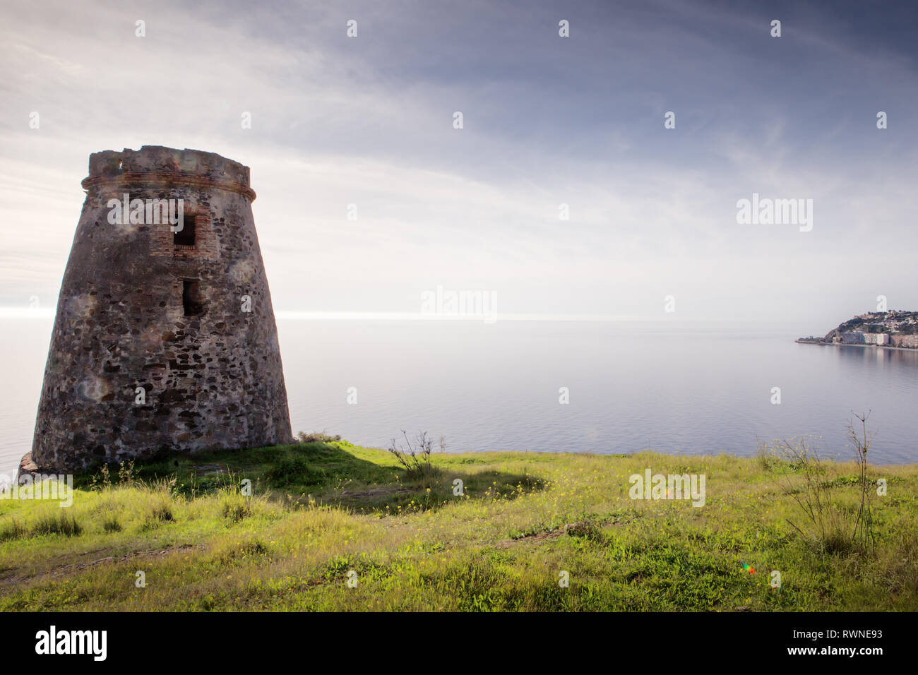 torre del diablo almunecar watchtower built as a reinforcement of the ...
