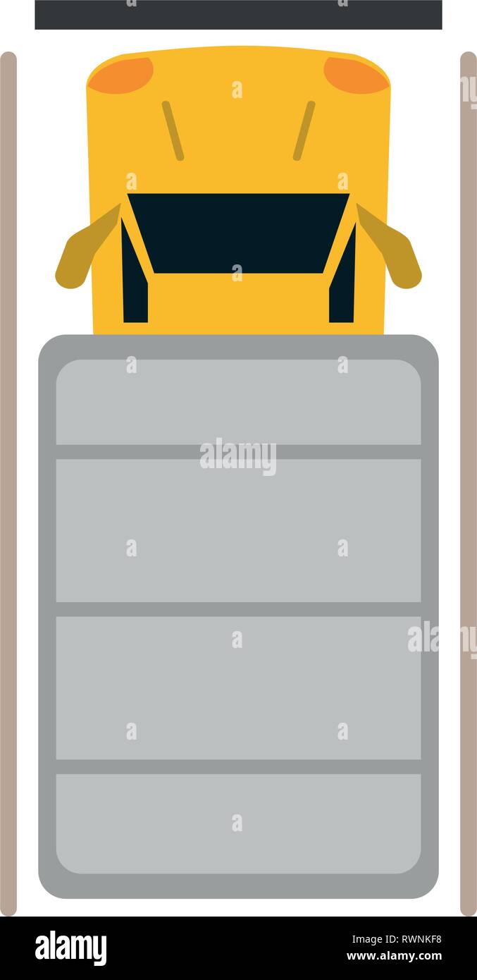 Cargo truck topview symbol Stock Vector Image & Art - Alamy