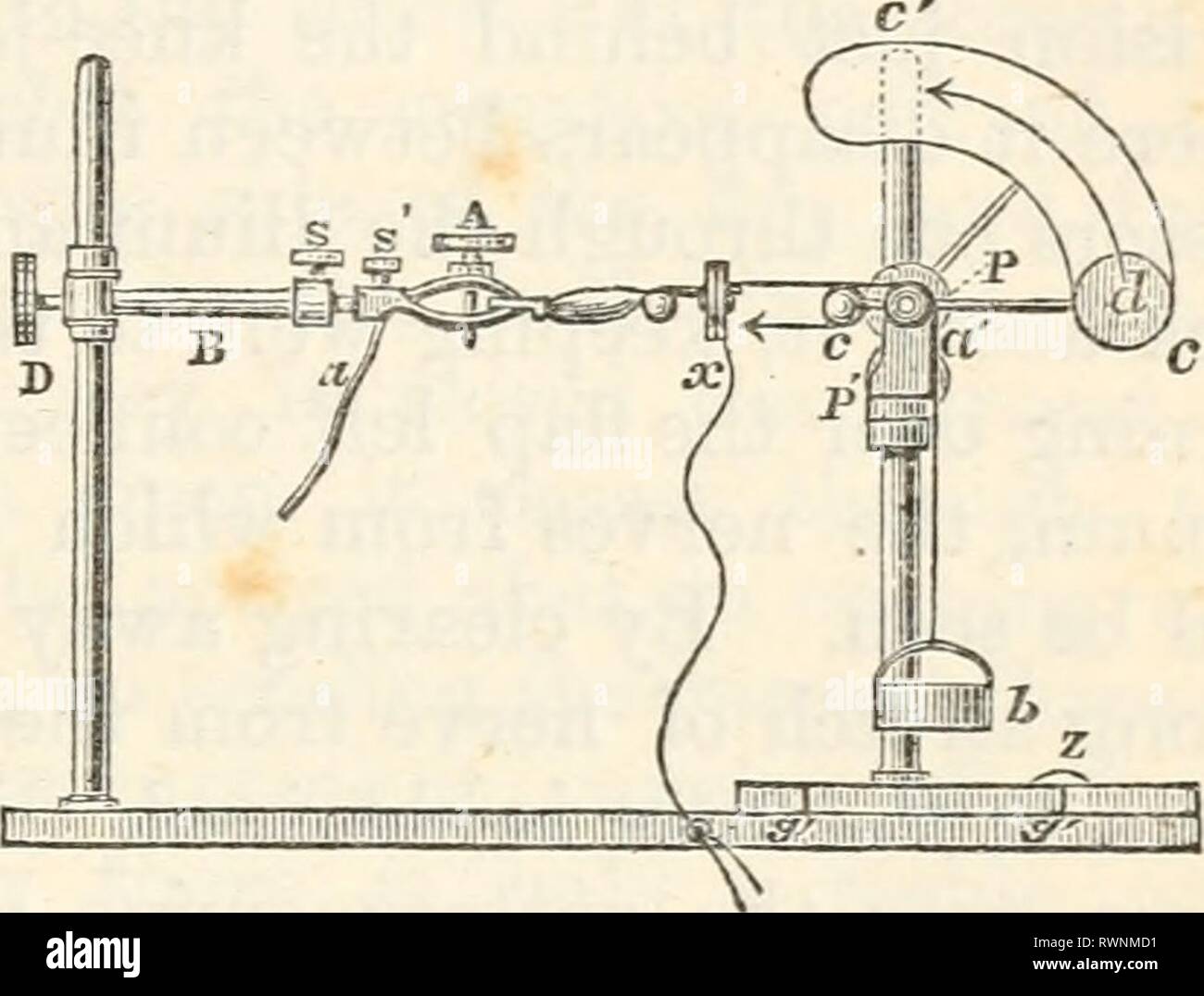 The elements of physiological physics Stock Photo - Alamy