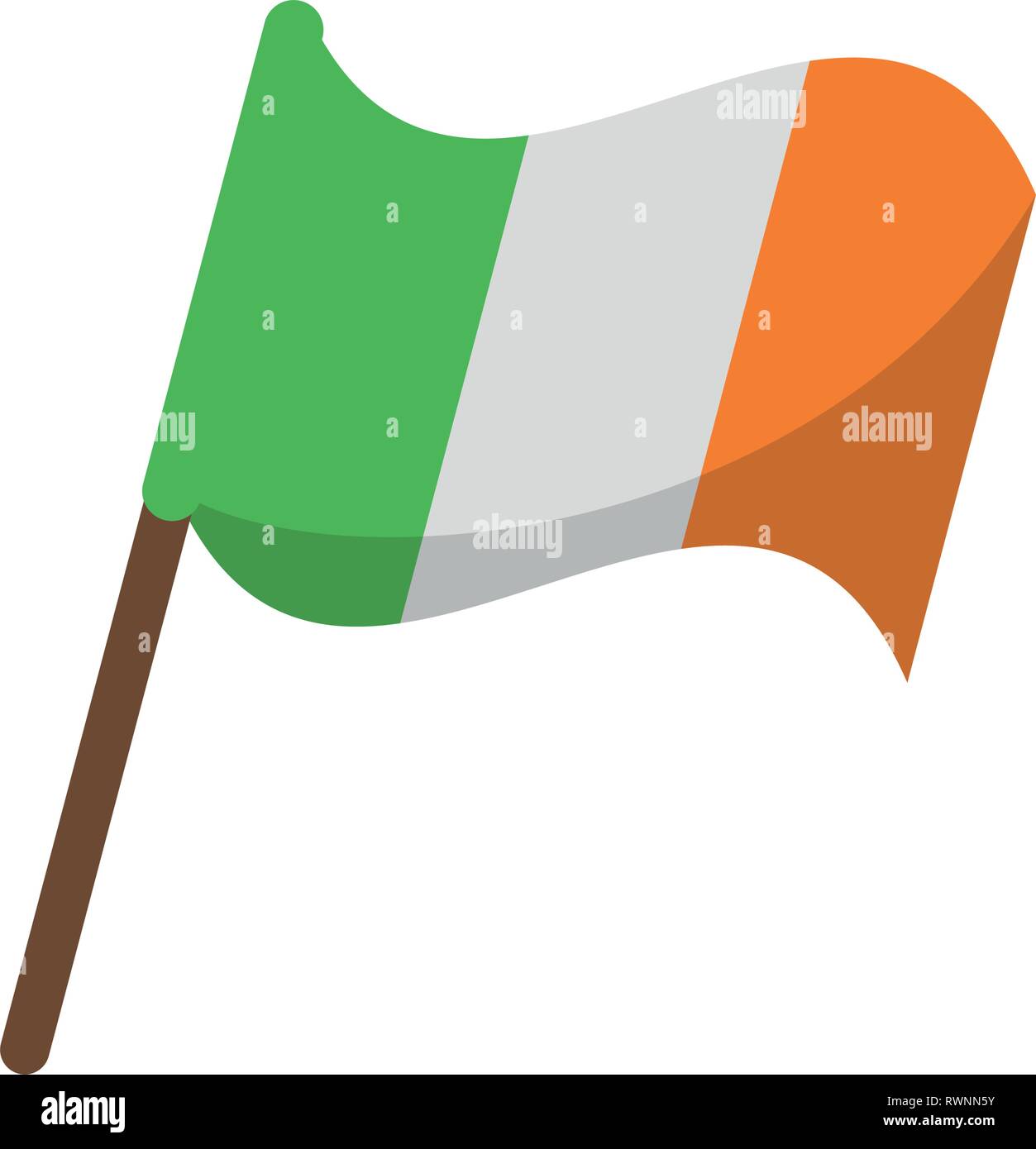 Ireland flag symbol Stock Vector Image & Art - Alamy
