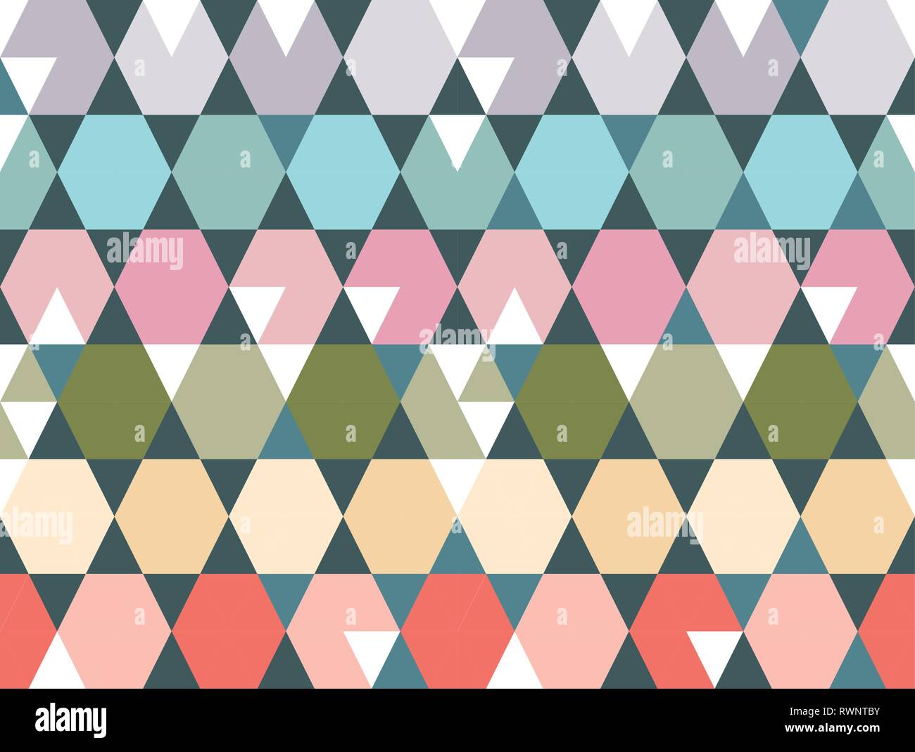 Vector colorful geometric shapes seamless pattern background Stock Vector Image & Art - Alamy