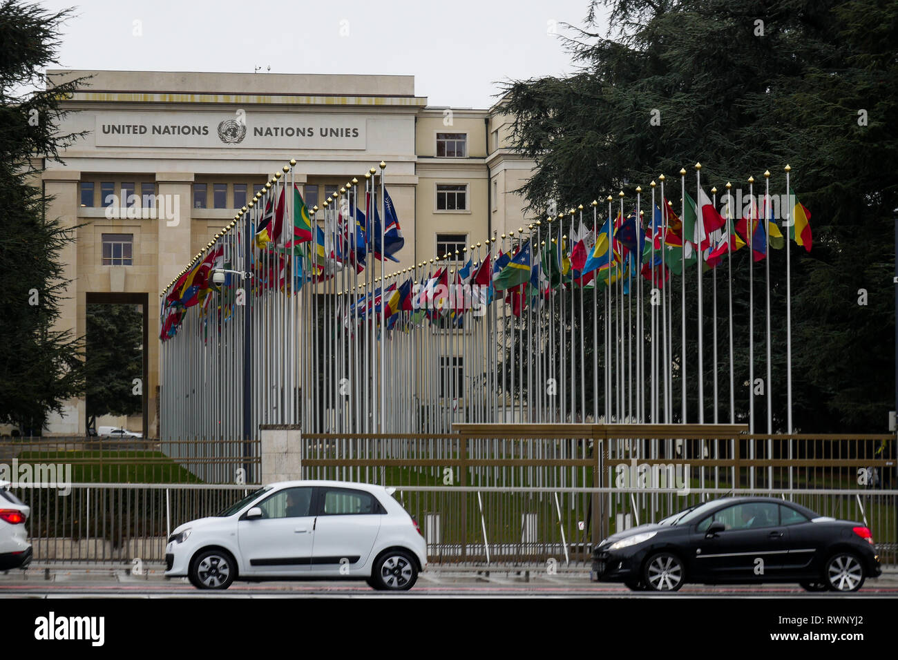 United Nations office, UN Human Rights Council, Geneva, Swiss Stock ...
