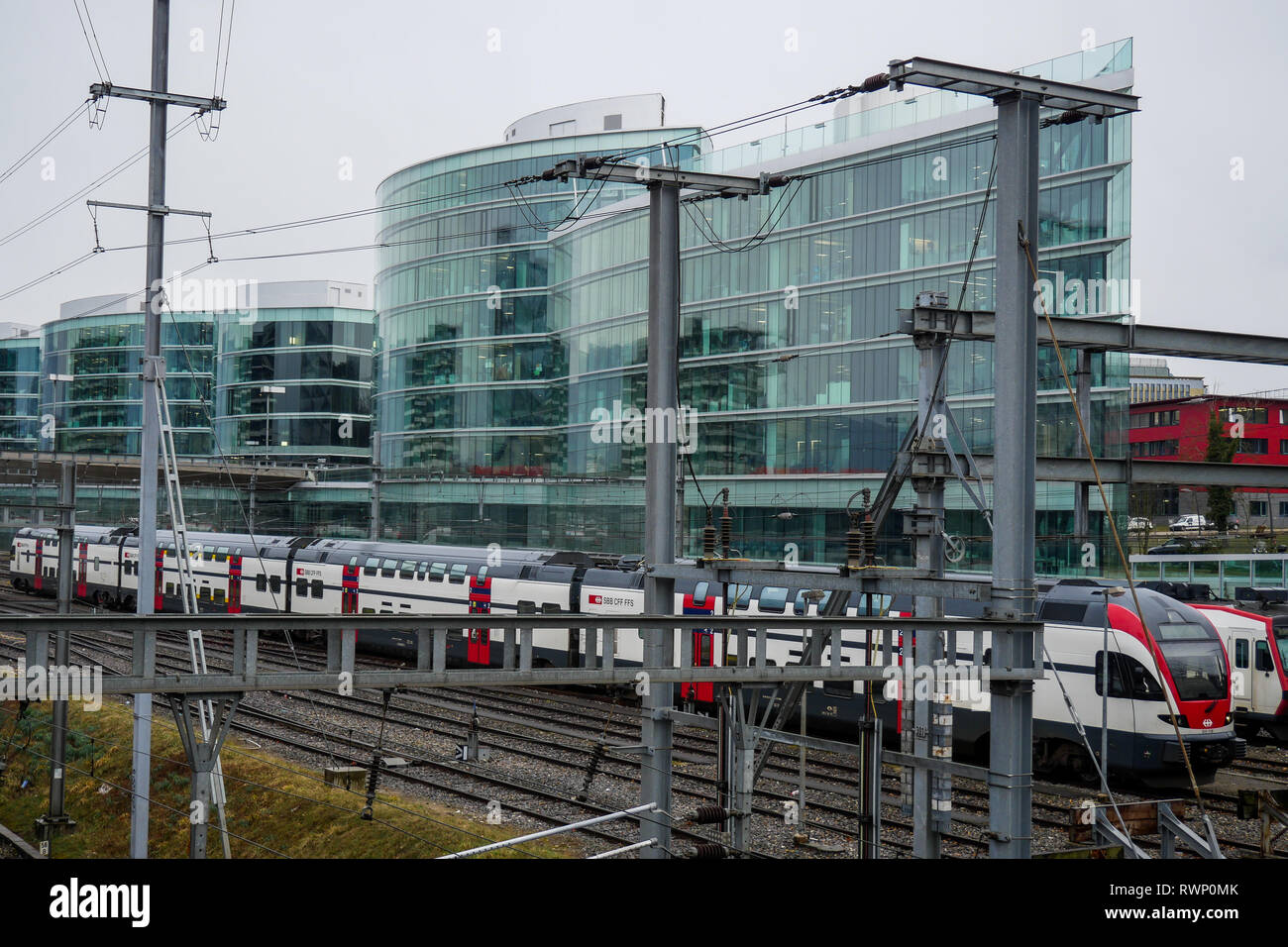 Genève-Sécheron Railway station, Geneva, Swiss Stock Photo - Alamy