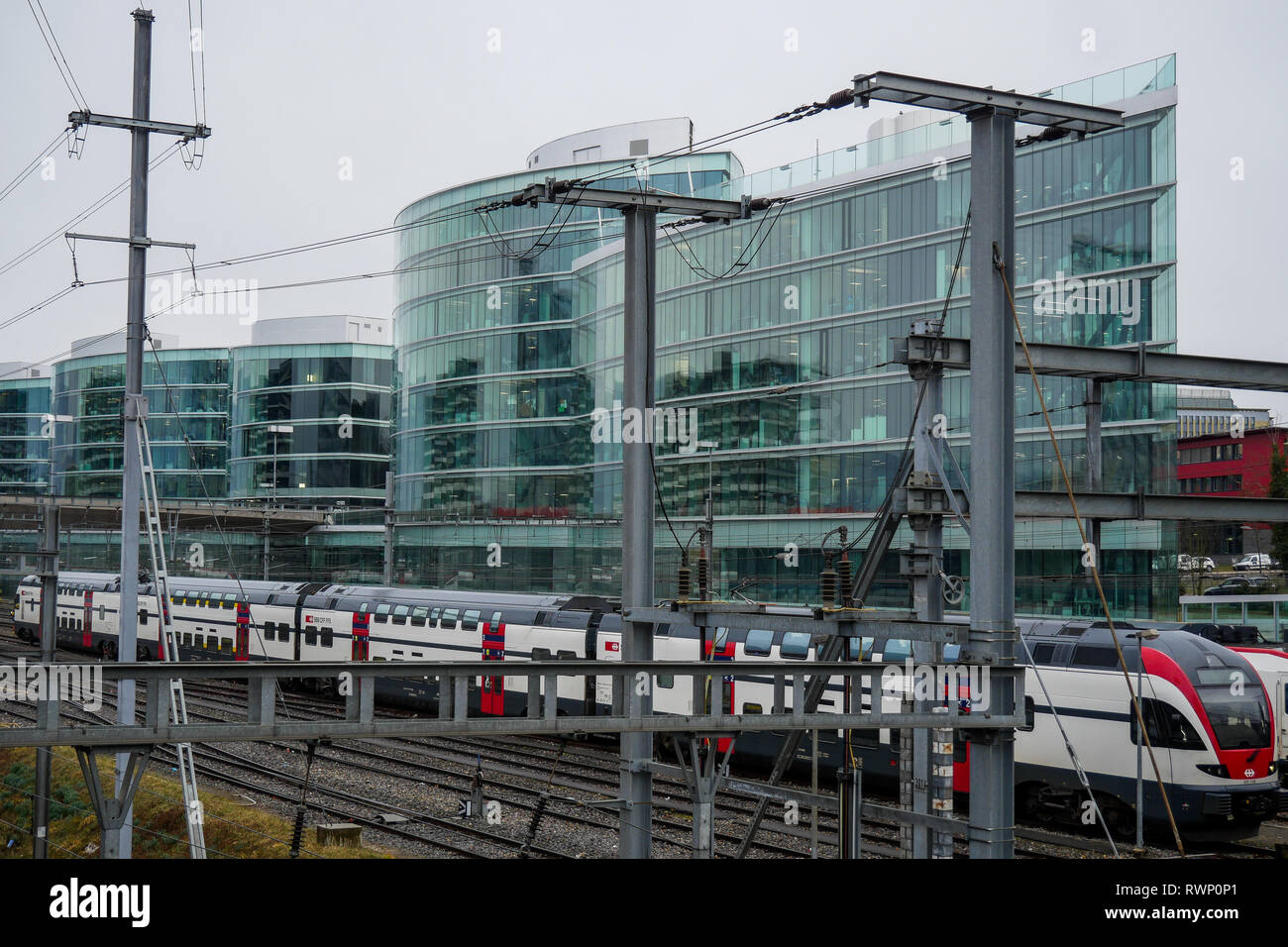 Genève-Sécheron Railway station, Geneva, Swiss Stock Photo - Alamy