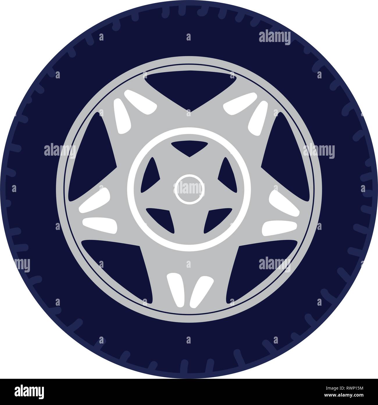 Replacement tyre Stock Vector Images - Alamy