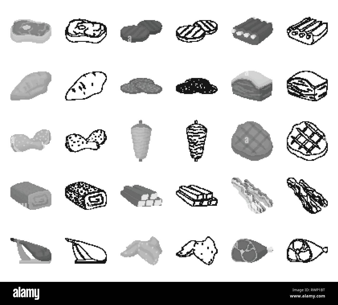 Diced vector vectors hi-res stock photography and images - Alamy
