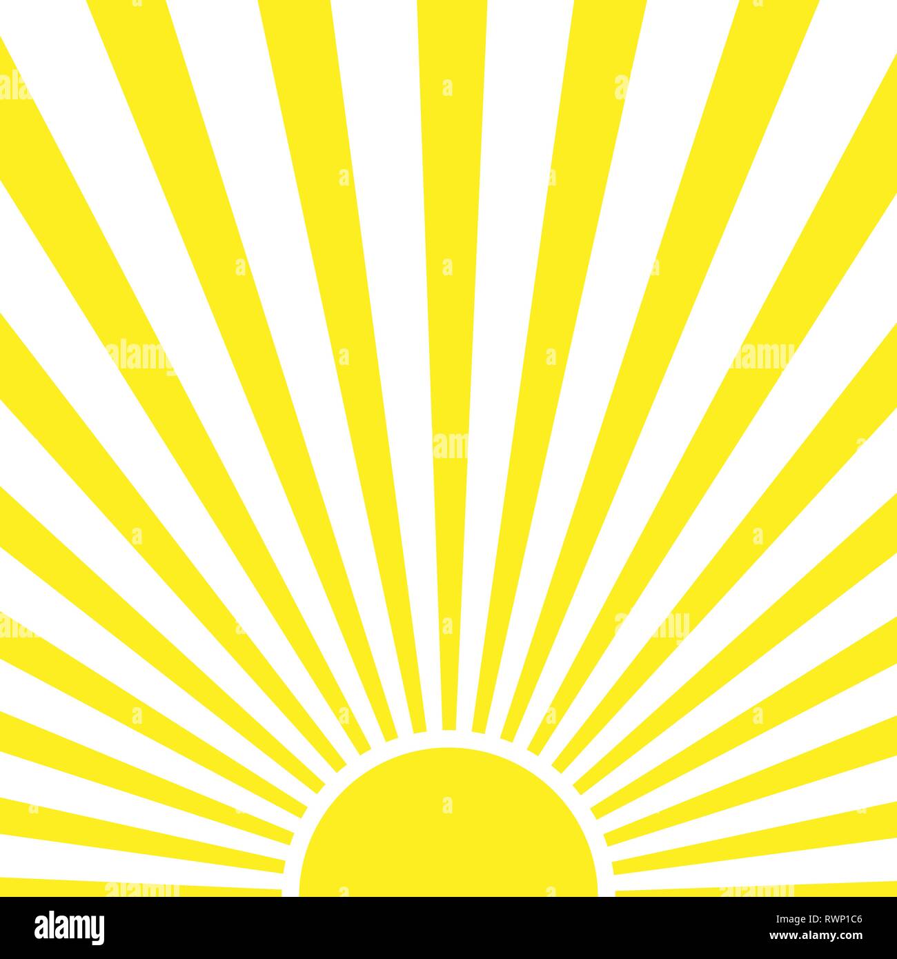 Rays of the rising sun for design and decoration Stock Vector Image ...