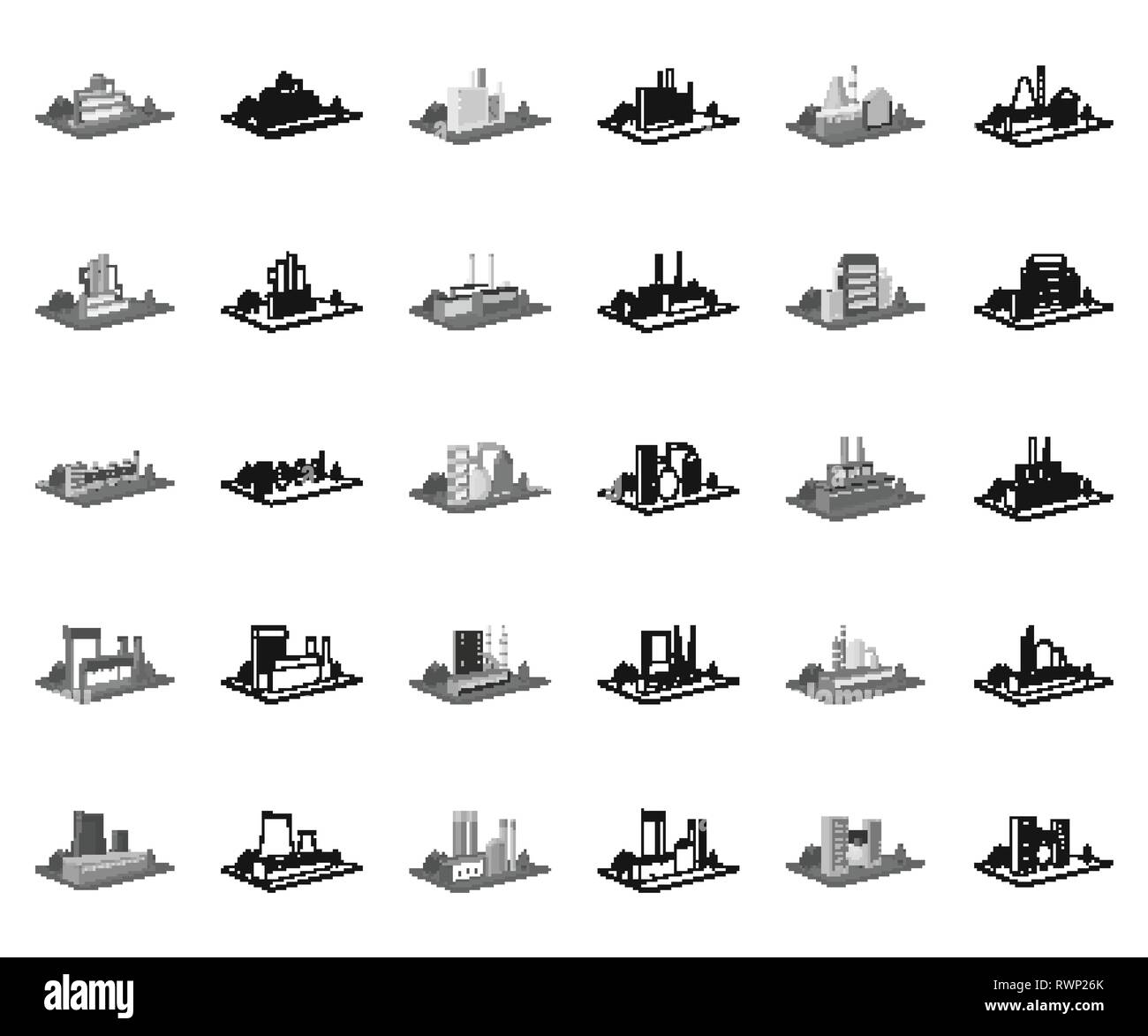 Mining equipment structures Cut Out Stock Images & Pictures - Alamy