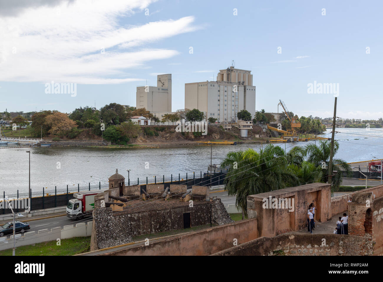 Rio Ozama, Alcazar de Colon, Santo Domingo Stock Photo - Alamy