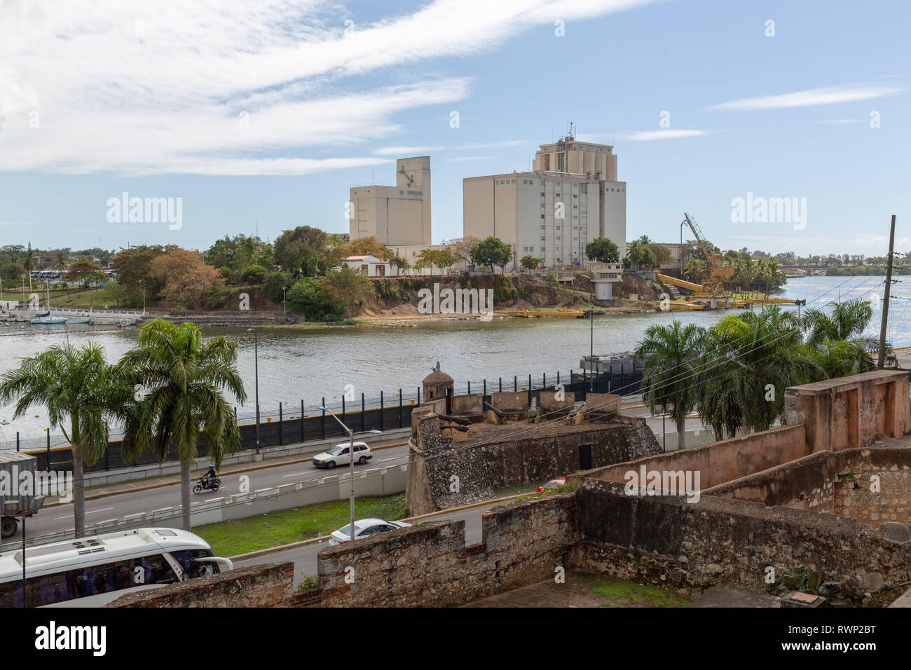 Rio Ozama, Alcazar de Colon, Santo Domingo Stock Photo - Alamy