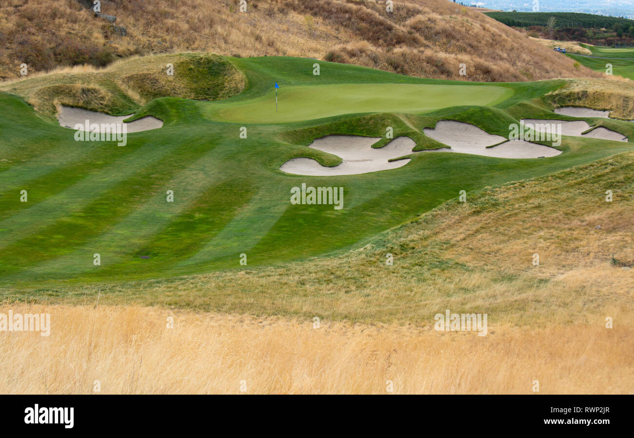 Tower Ranch Golf Course, Kelowna, British Columbia, Canada Stock Photo ...