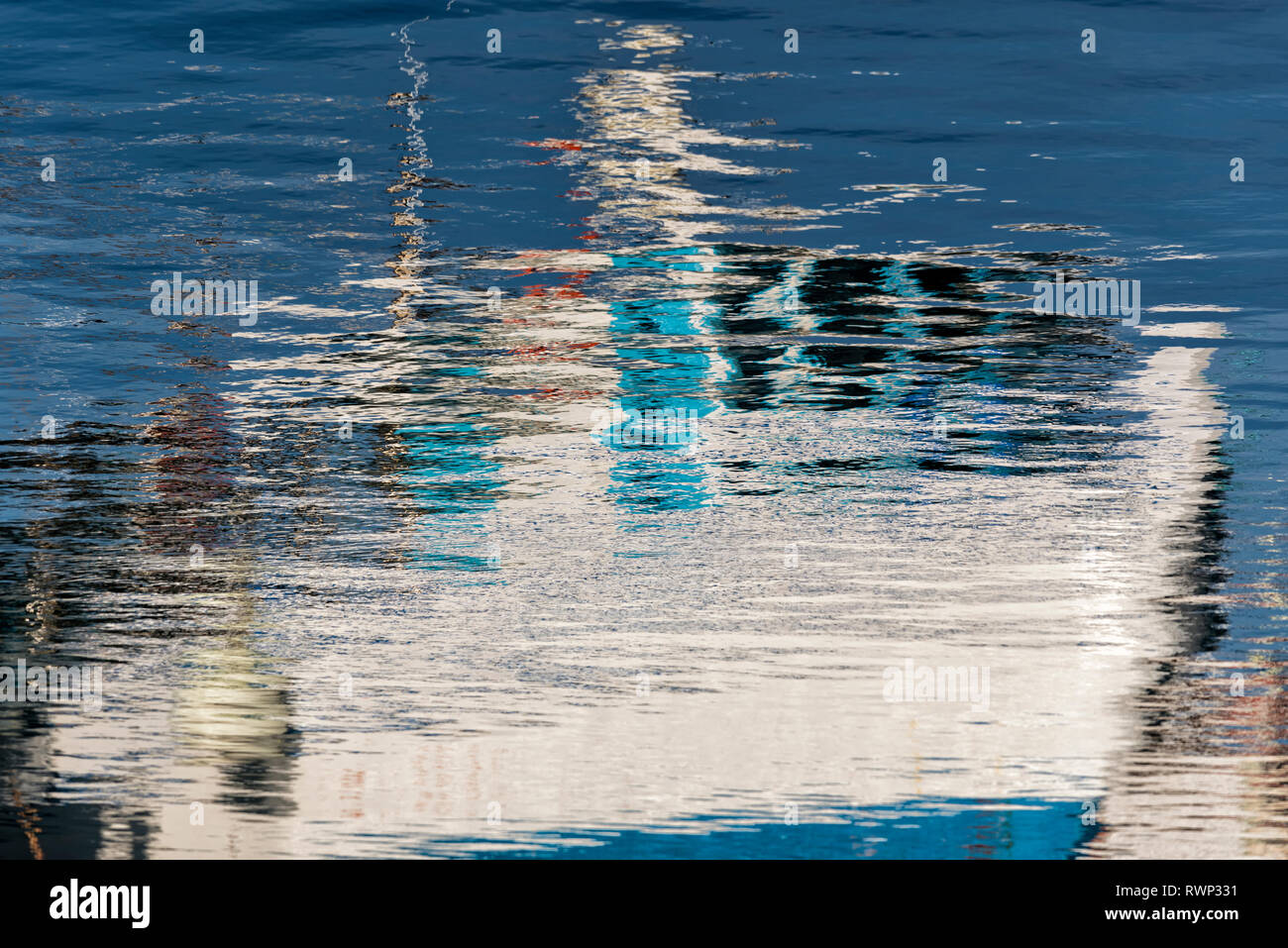Abstract boat on water hi-res stock photography and images - Alamy