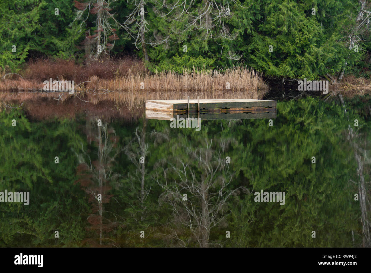 Cusheon Lake Resort, Salt Spring Island, British Columbia, Canada Stock ...