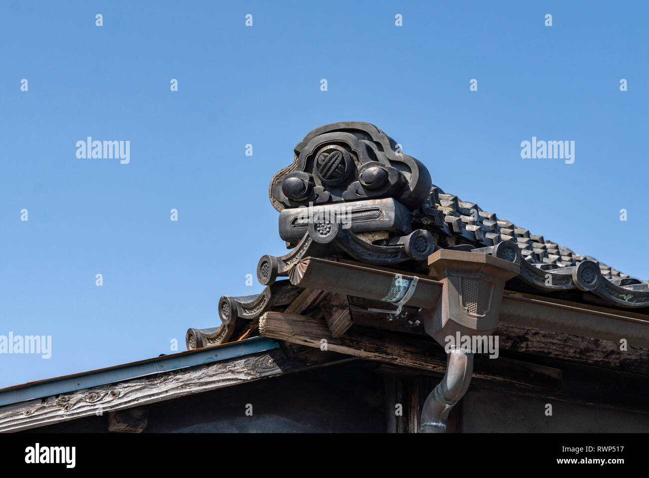 Traditional Japanese style architectures along Ono River, Sawara ...