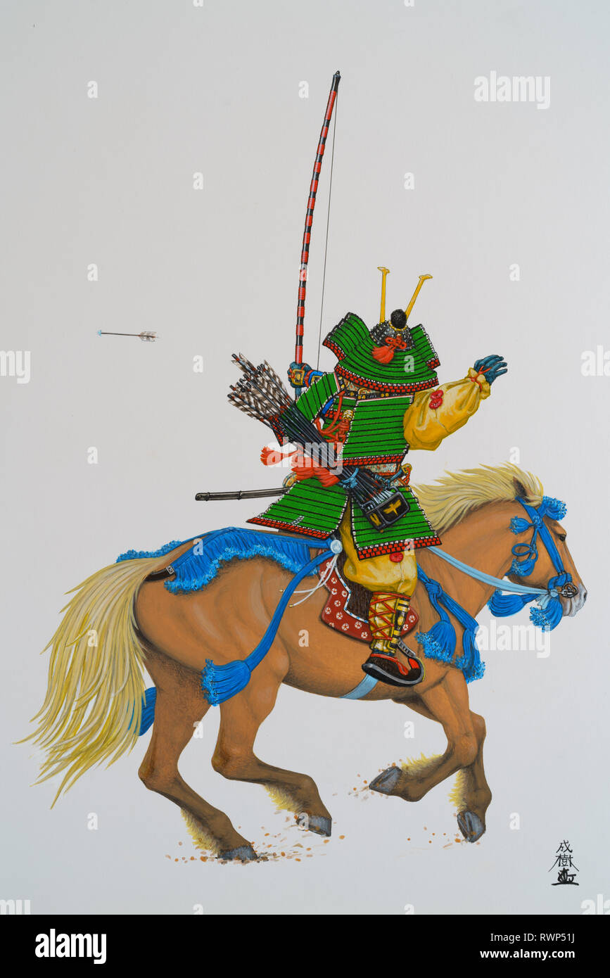 Samurai horse bow hi-res stock photography and images - Alamy