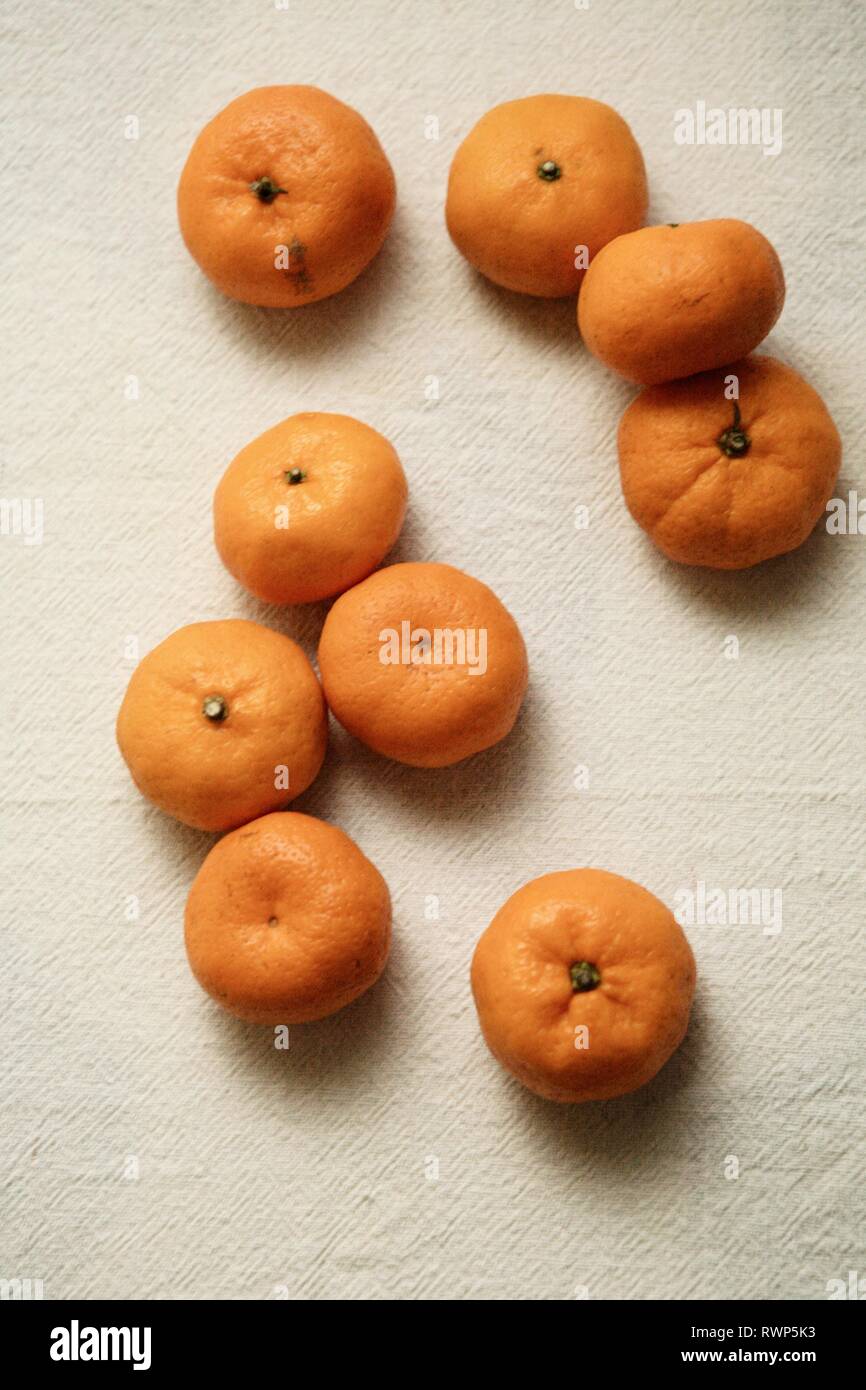 Tangerine and mandarin orange isolated on white , mandarin orange are ...