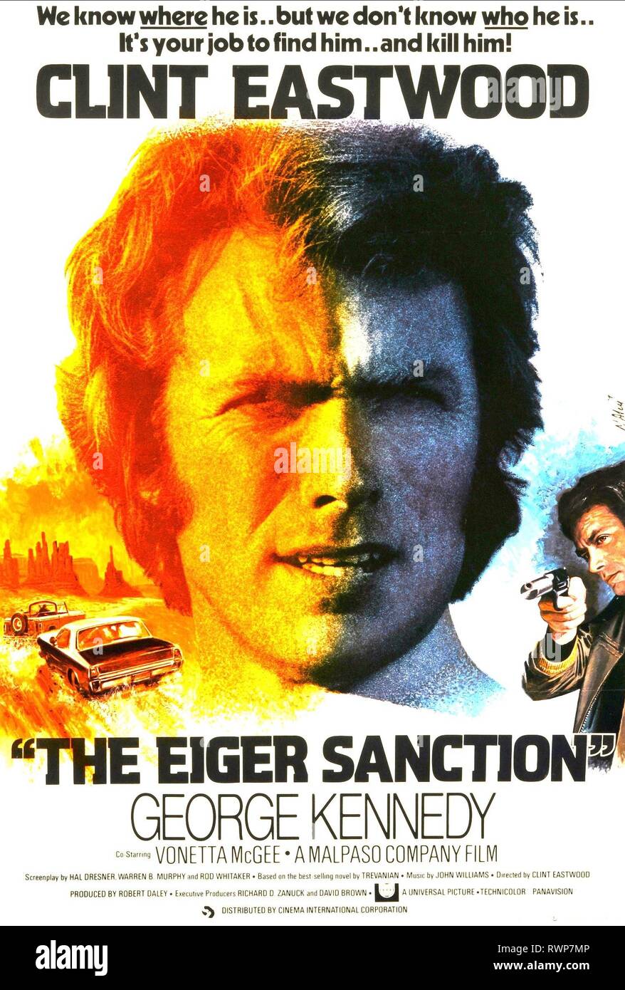 CLINT EASTWOOD, THE EIGER SANCTION, 1975 Stock Photo - Alamy