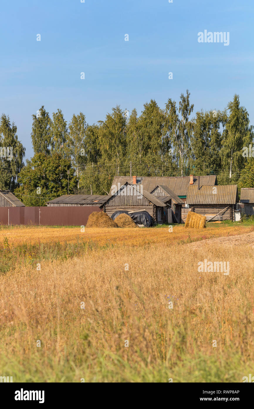 Rural russian landscape hi-res stock photography and images - Alamy