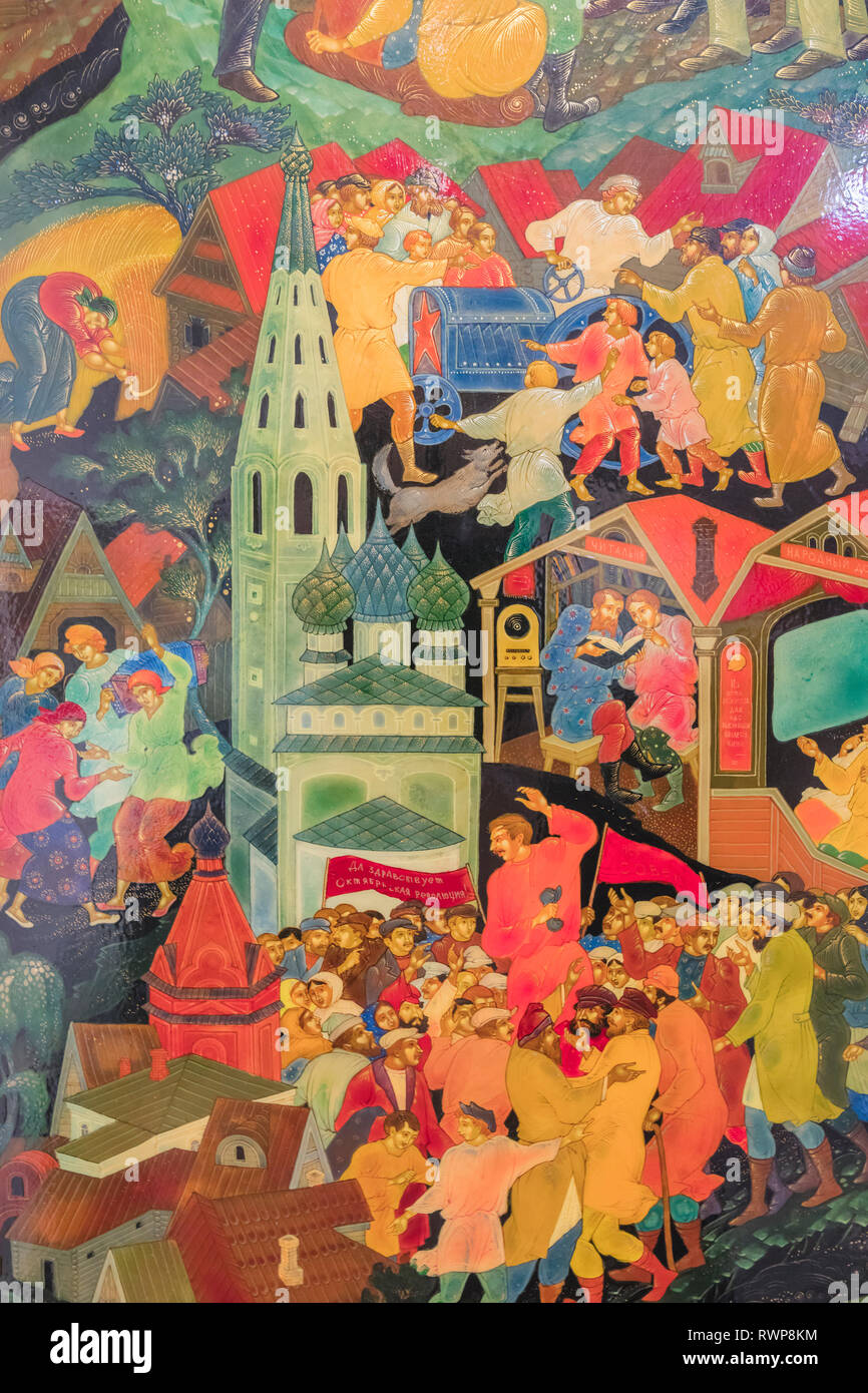 Palekh miniature hi-res stock photography and images - Alamy