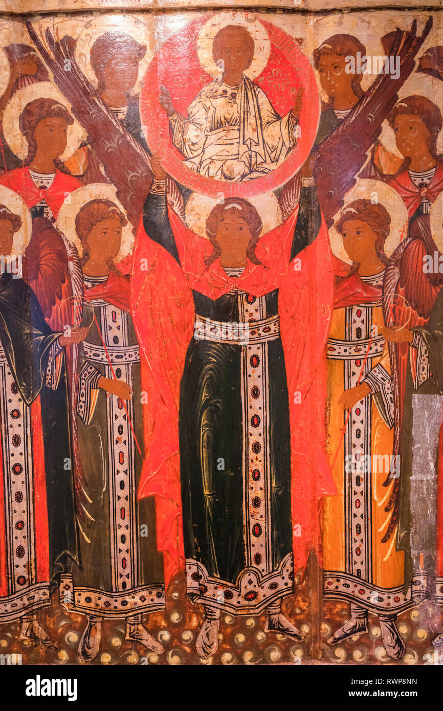 Archangel Michael icon, Palekh, 17th century, Ivanovo region, Russia ...