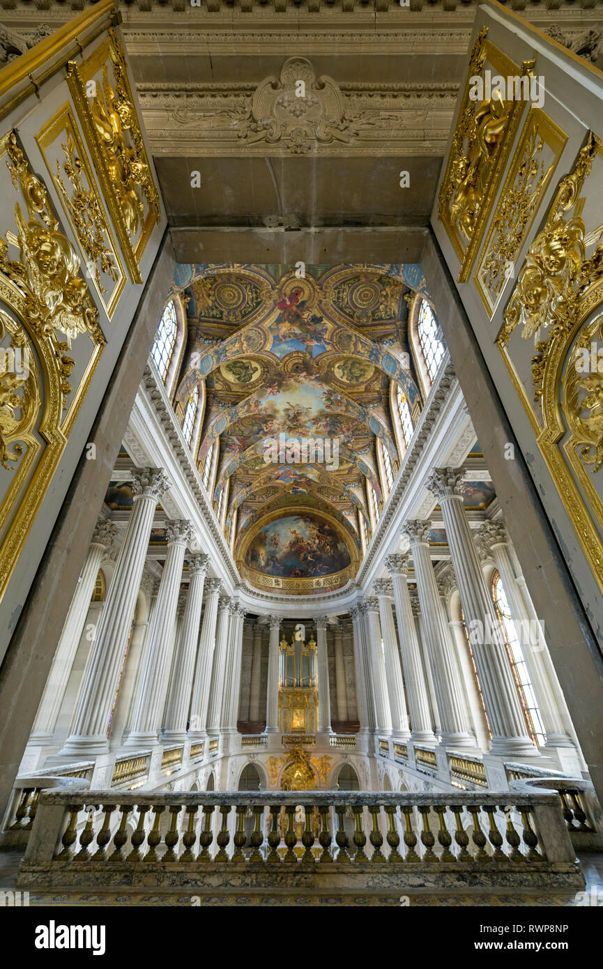 Royal Chapel in Versailles palace Stock Photo - Alamy