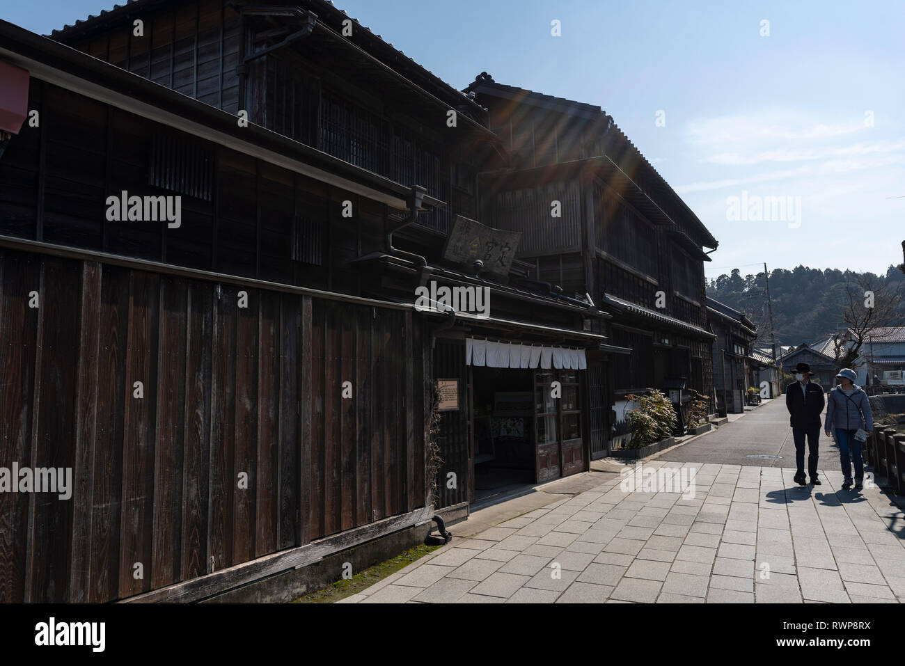 Traditional Japanese style architectures, Sawara, Katori City, Chiba ...