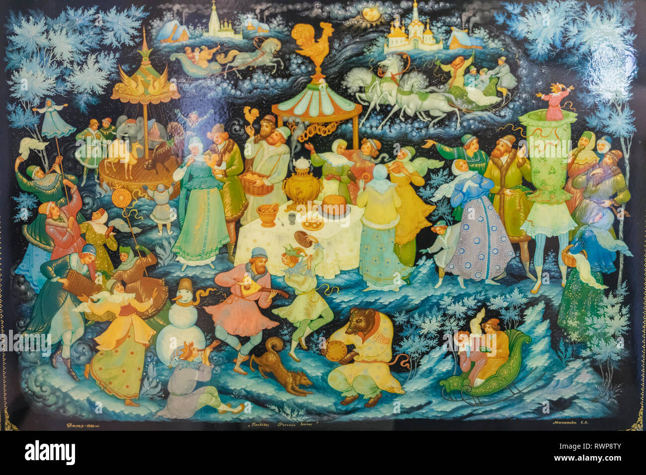 Palekh miniature hi-res stock photography and images - Alamy