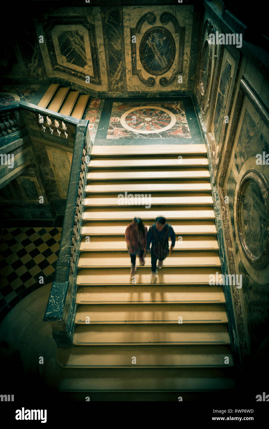 Staircase in Versailles palace Stock Photo - Alamy
