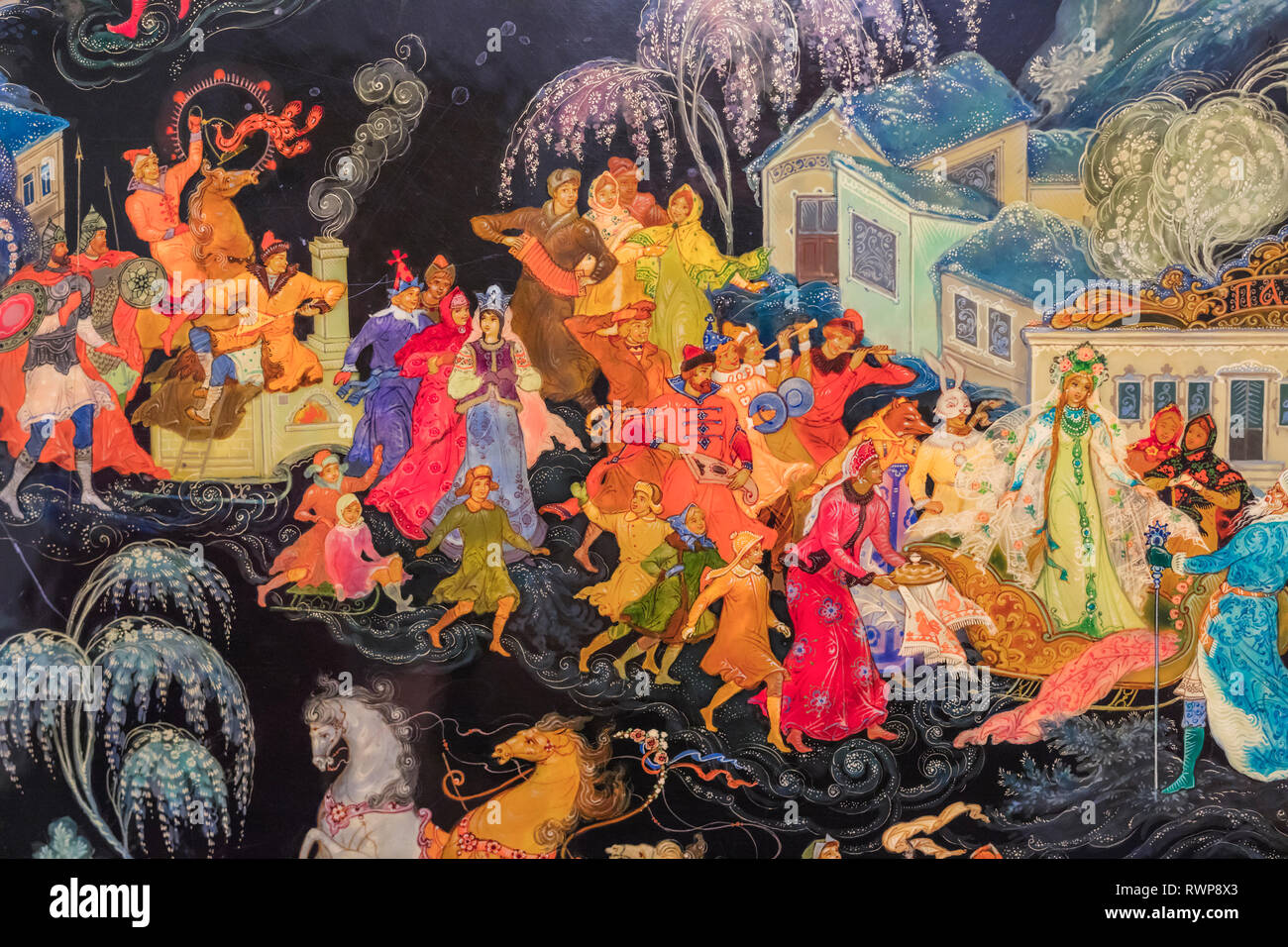 Palekh miniature hi-res stock photography and images - Alamy