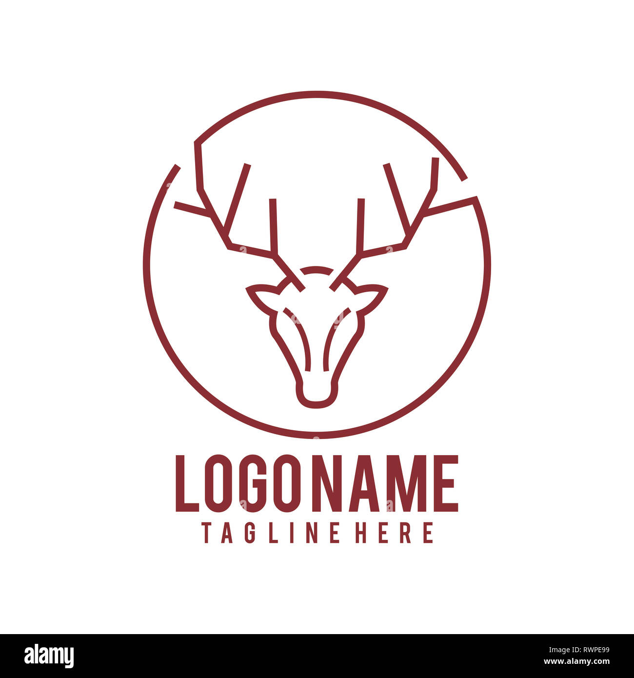 Animal logo and icon for your business and company Stock Photo - Alamy