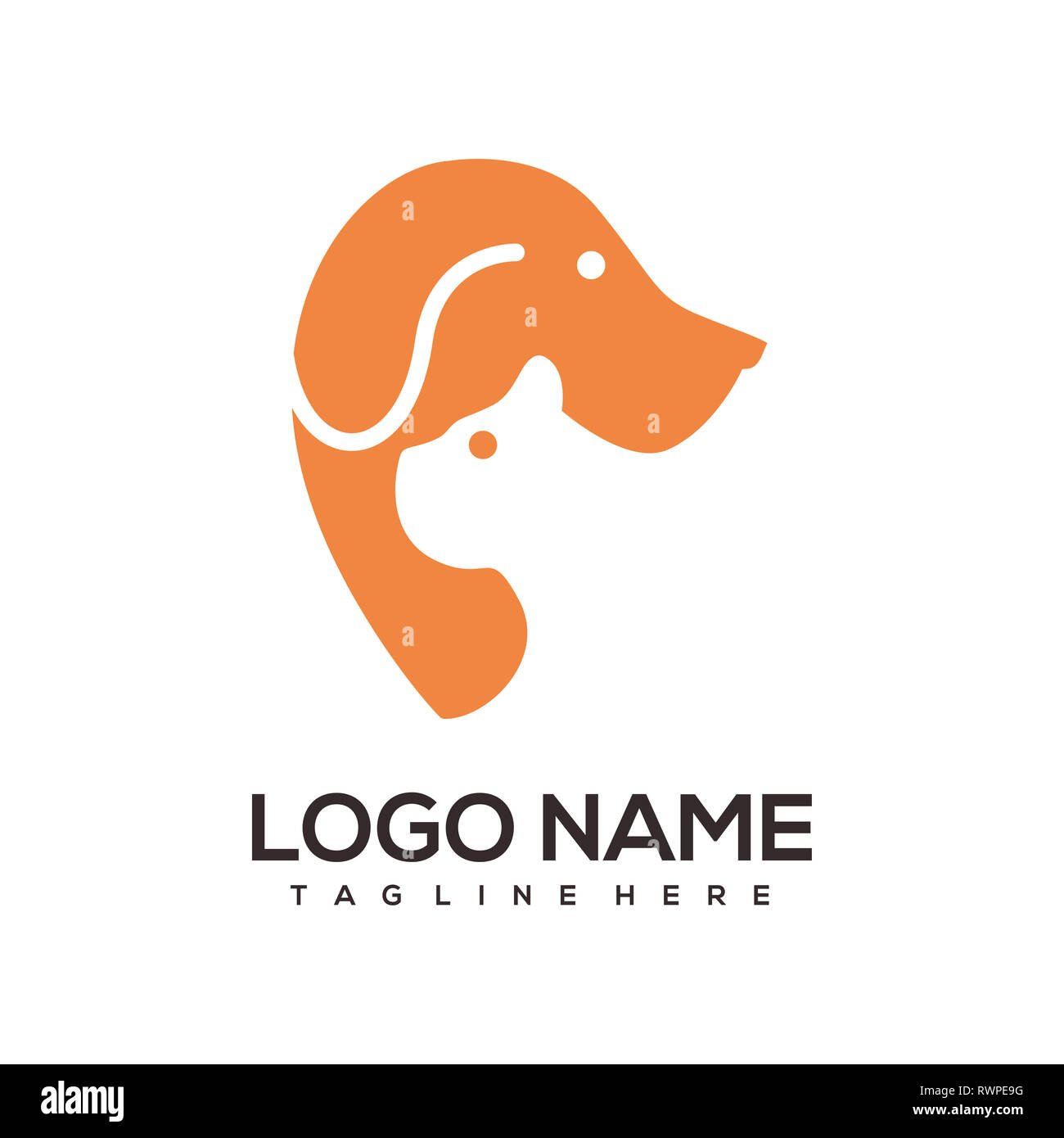 Animal logo and icon for your business and company Stock Photo - Alamy