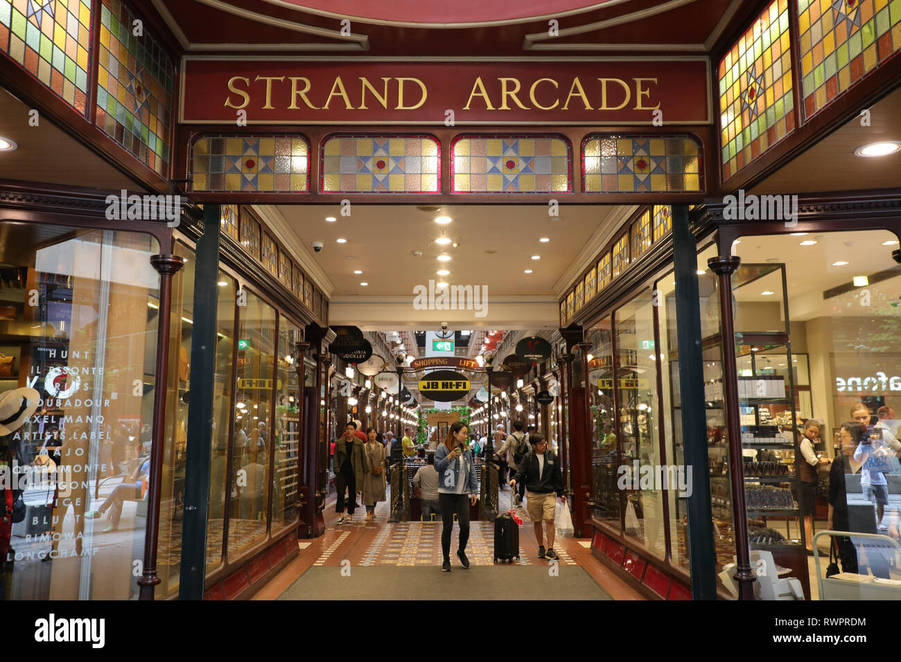 Strand Arcade George Street entrance, Sydney, Australia Stock Photo - Alamy