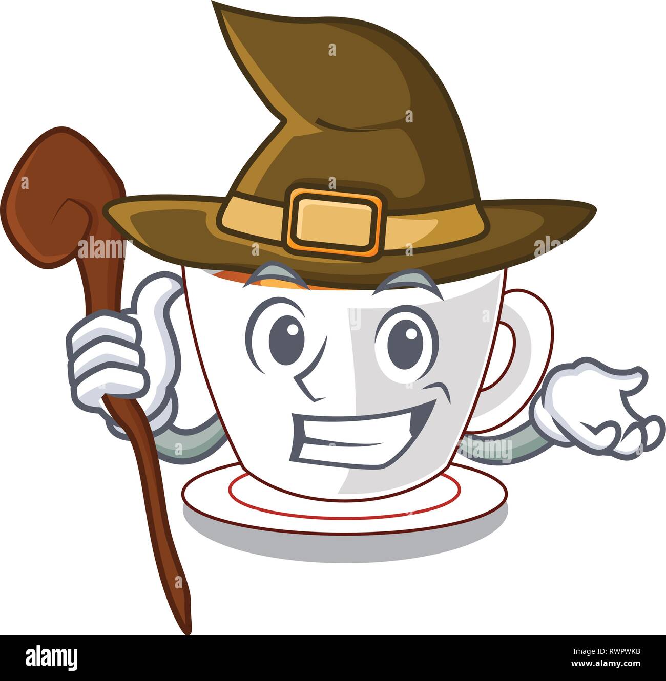 Witch tea cup Stock Vector Images - Alamy