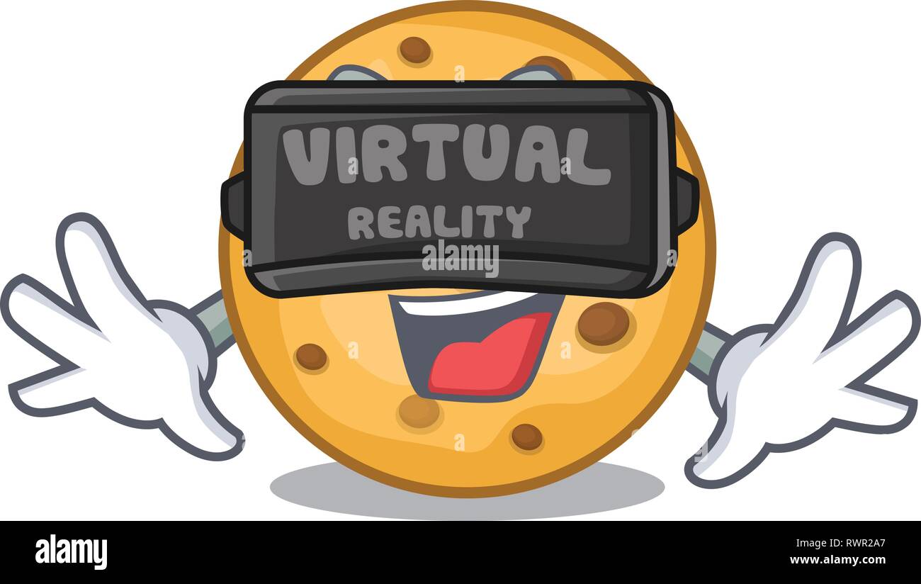 Virtual reality oat cookies in a cartoon jar Stock Vector Image & Art ...