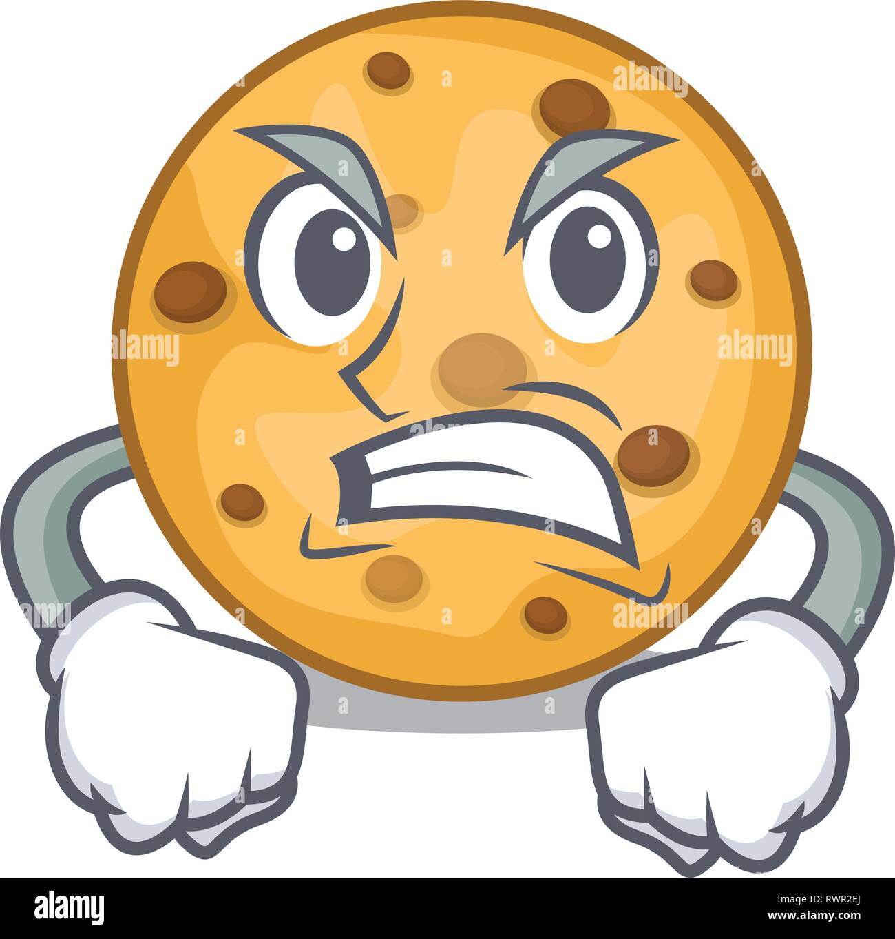 Angry oat cookies in a cartoon jar Stock Vector Image & Art - Alamy