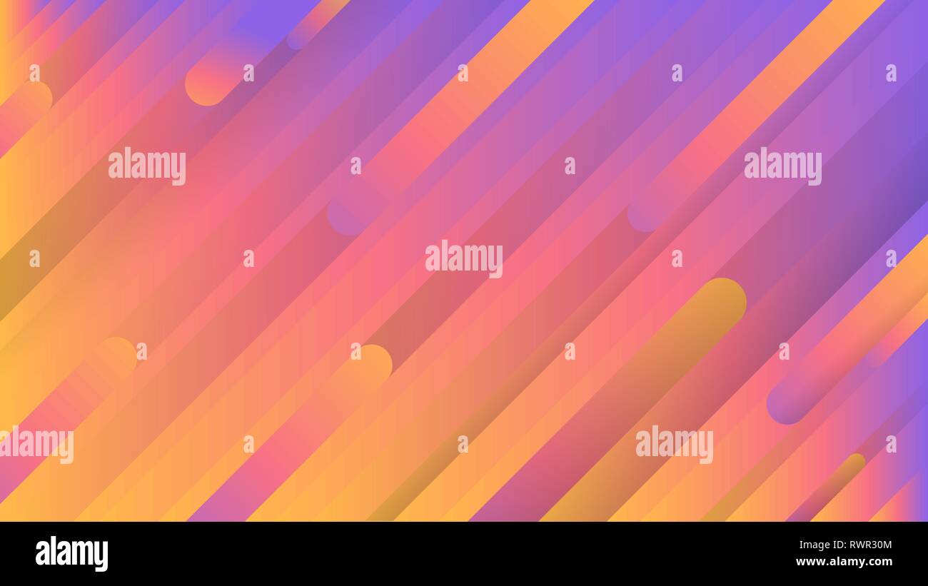 Light Orange, Violet and Yellow vector pattern with narrow lines ...