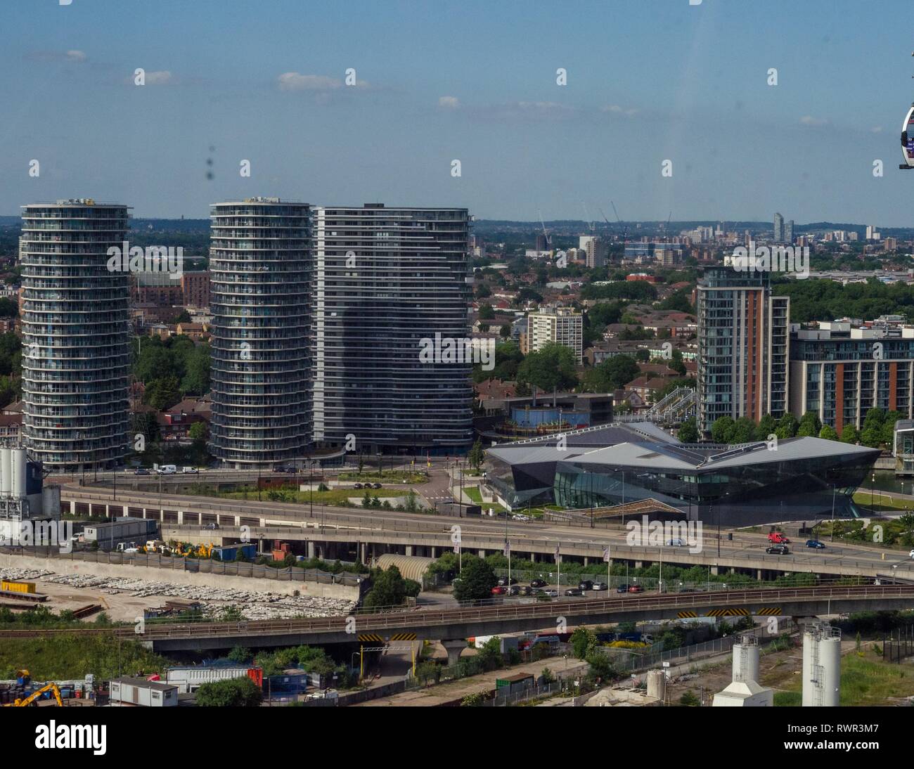 The Hoola Residential apartments in the docklands, as viewed from the ...