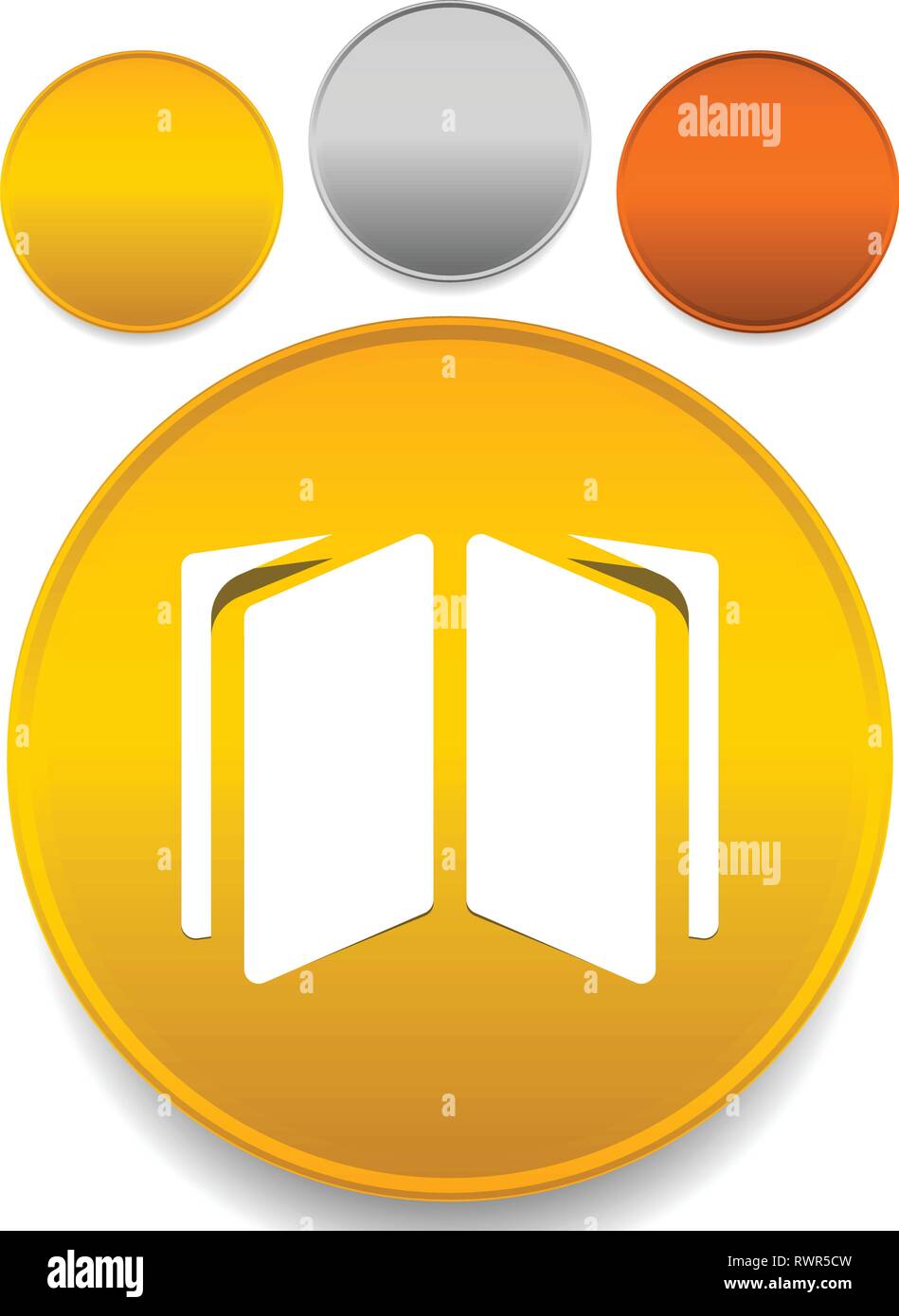 Book symbol icon for knowledge, education and such concepts Stock ...