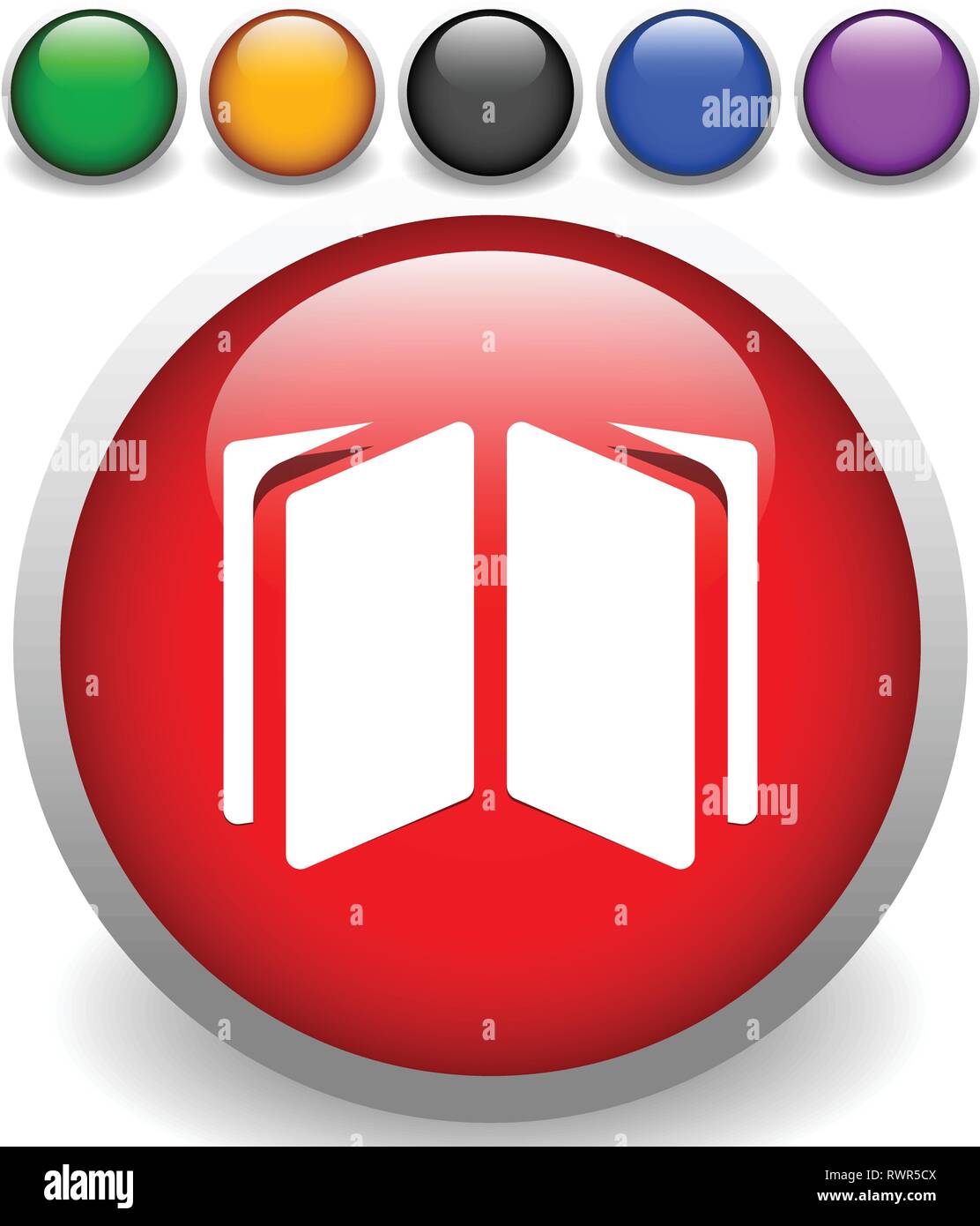 Book symbol icon for knowledge, education and such concepts Stock ...