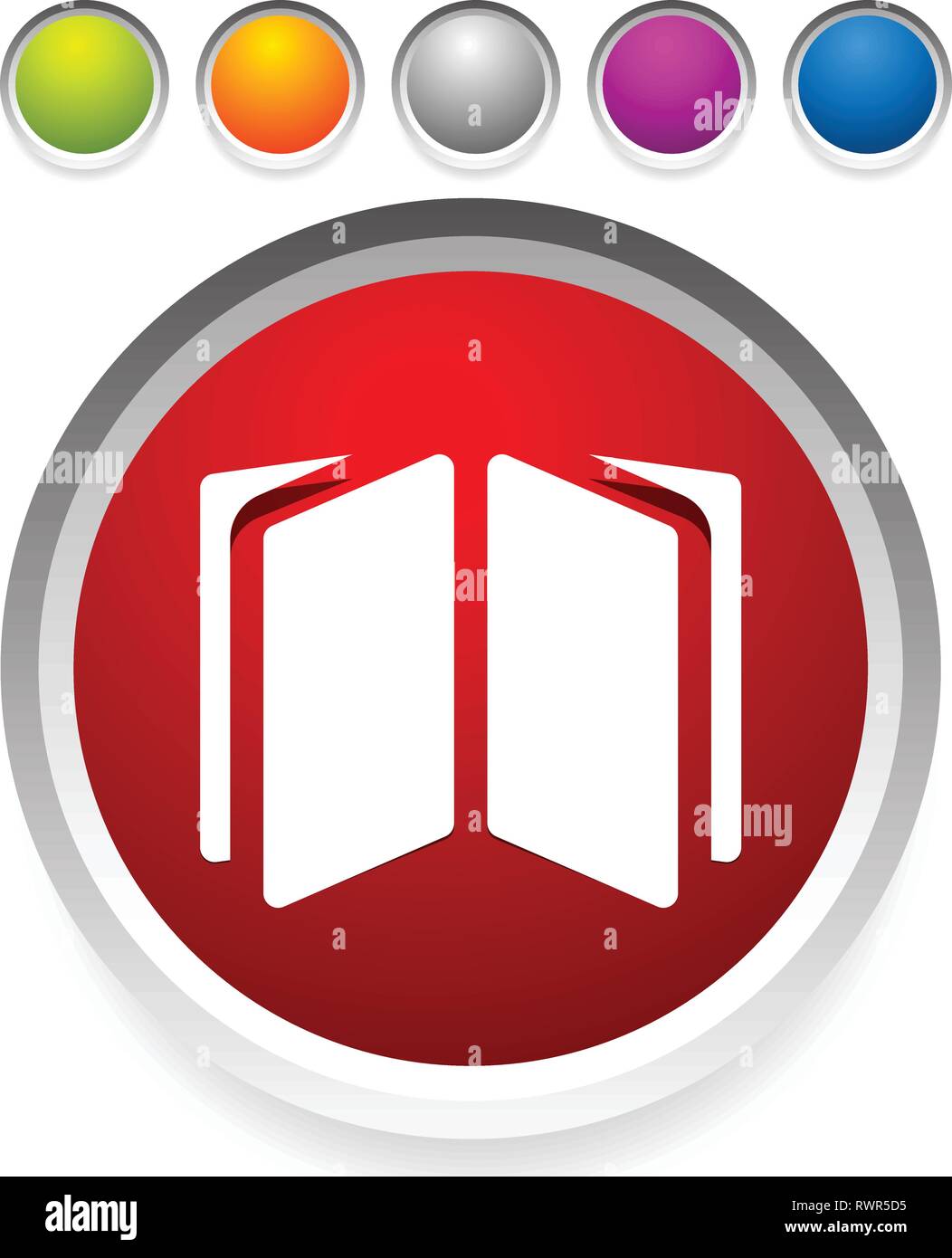 Book symbol icon for knowledge, education and such concepts Stock ...