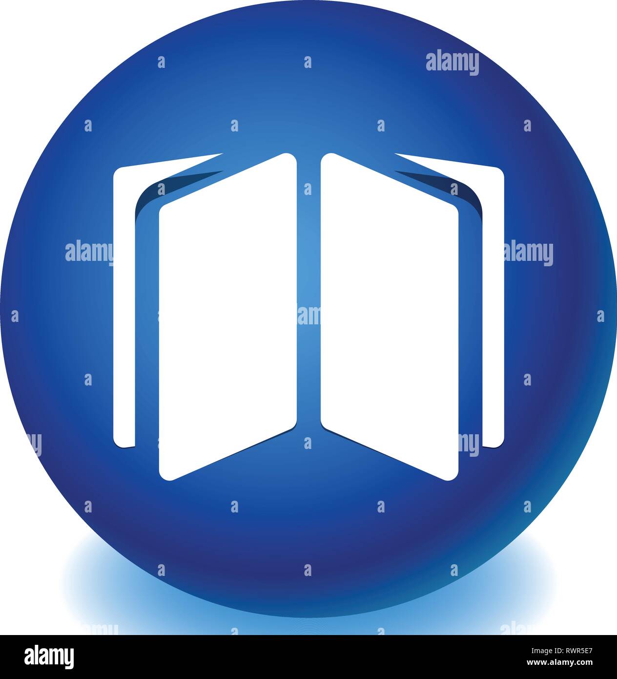 Book symbol icon for knowledge, education and such concepts Stock ...