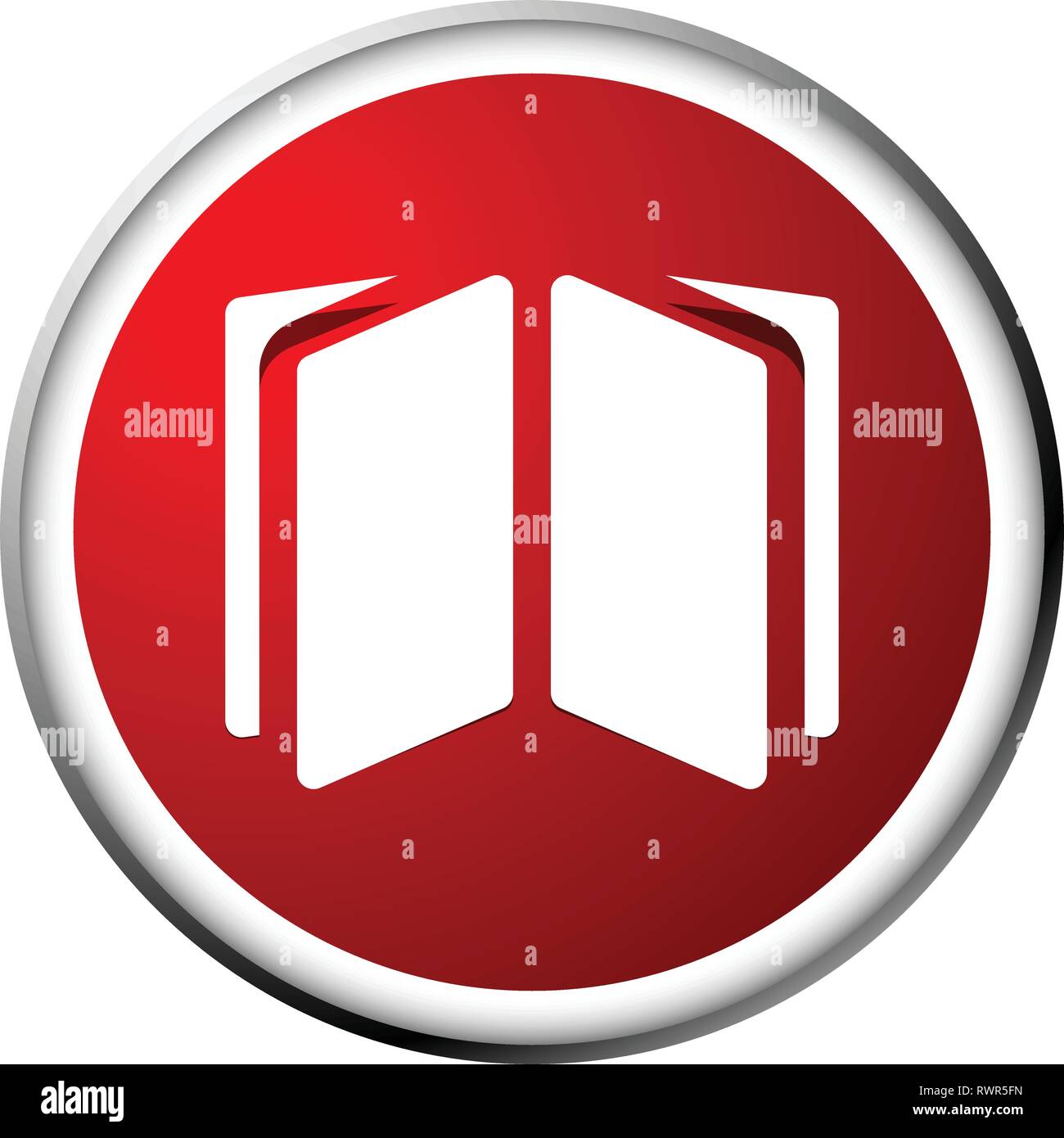 Book symbol icon for knowledge, education and such concepts Stock ...