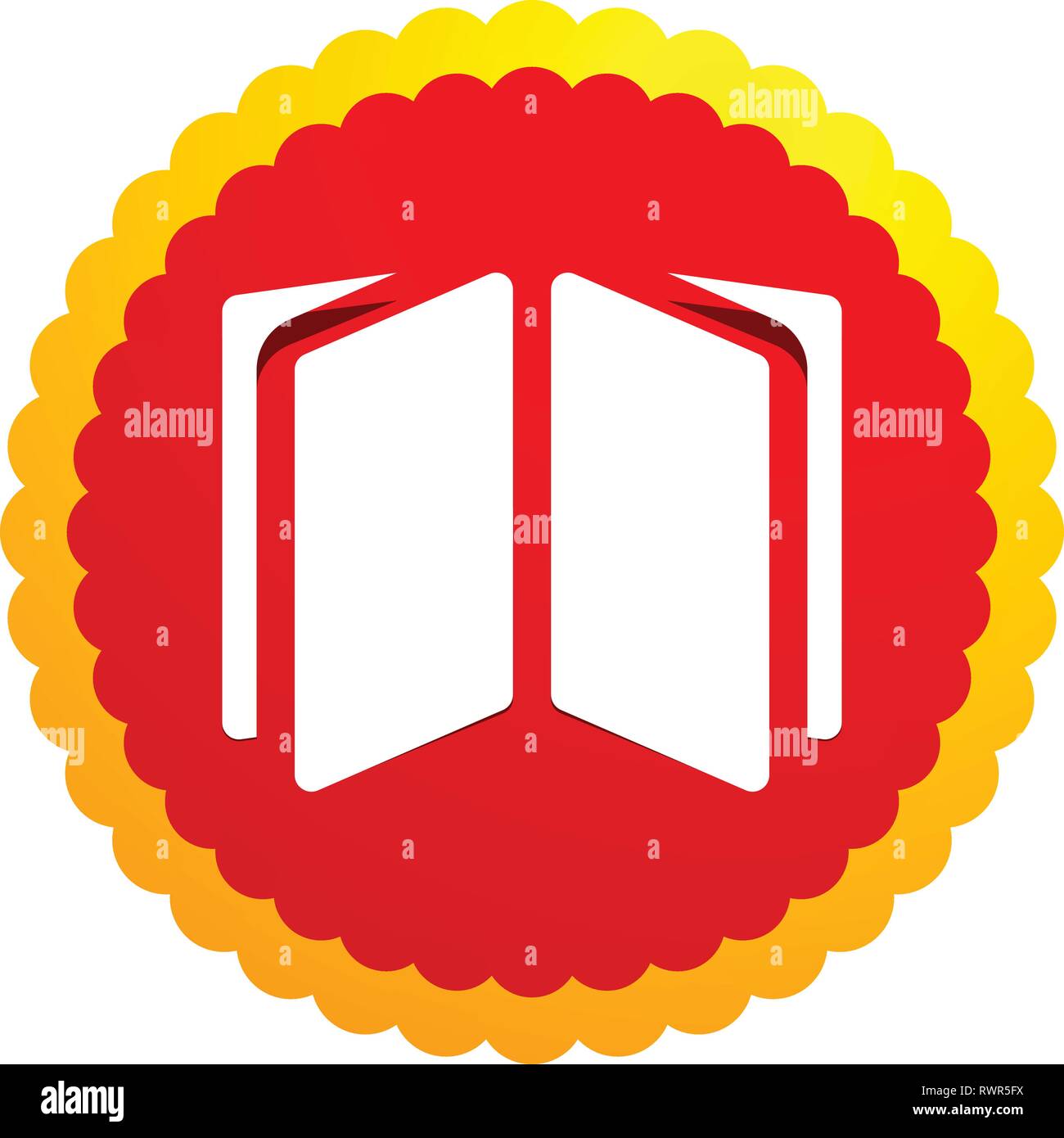 Book symbol icon for knowledge, education and such concepts Stock ...