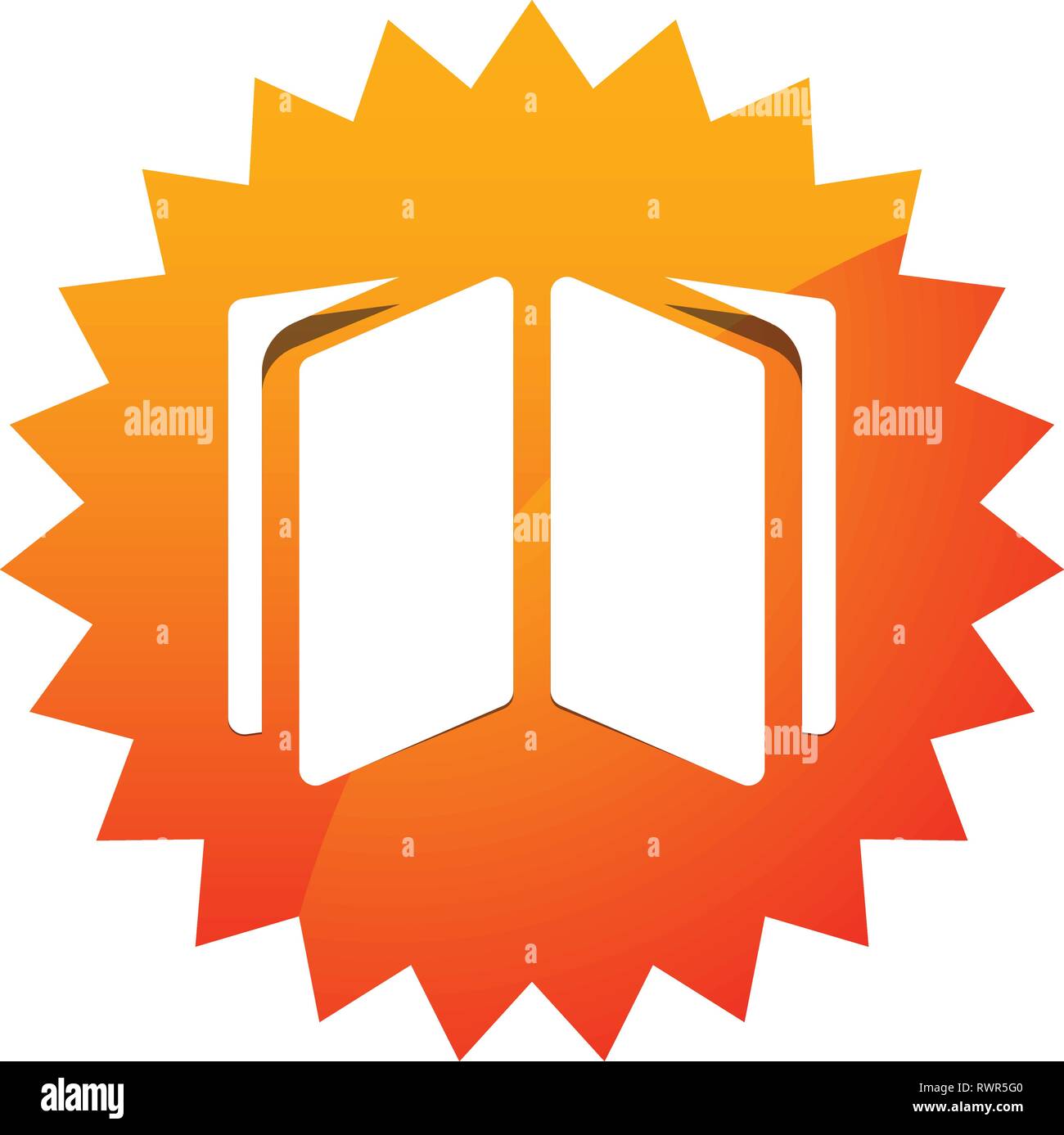 Book symbol icon for knowledge, education and such concepts Stock ...