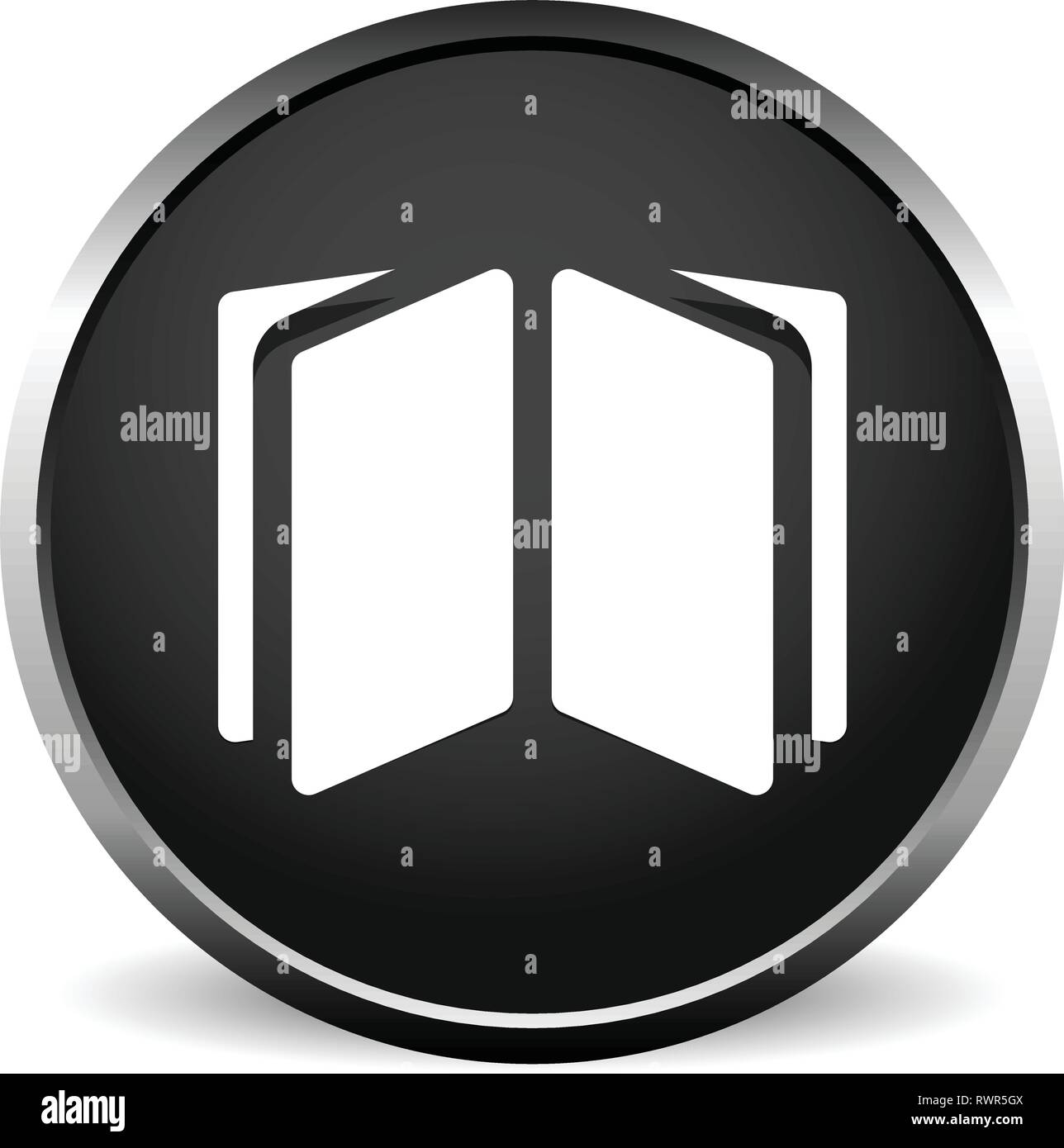 Book symbol icon for knowledge, education and such concepts Stock ...