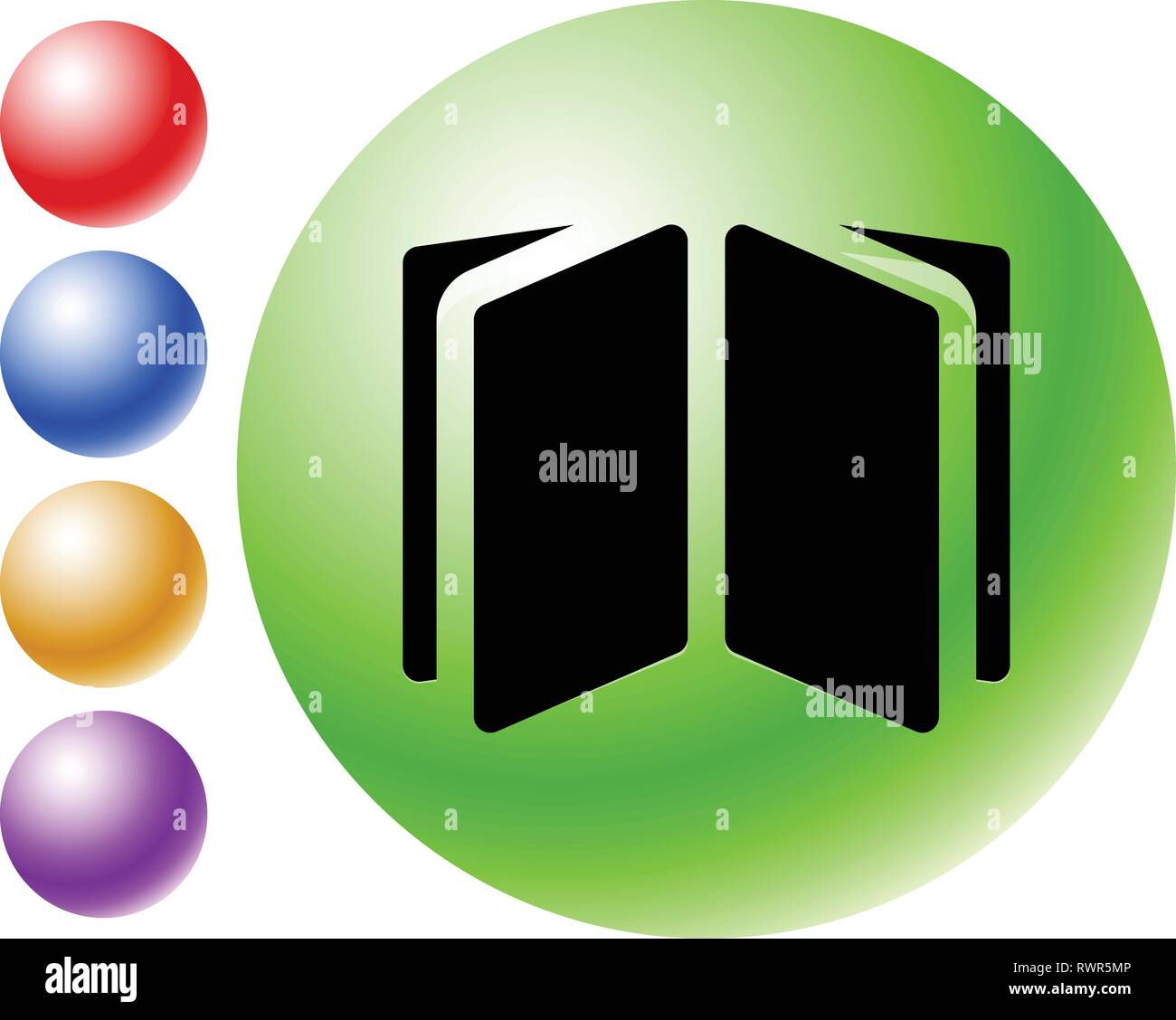 Book symbol icon for knowledge, education and such concepts Stock ...