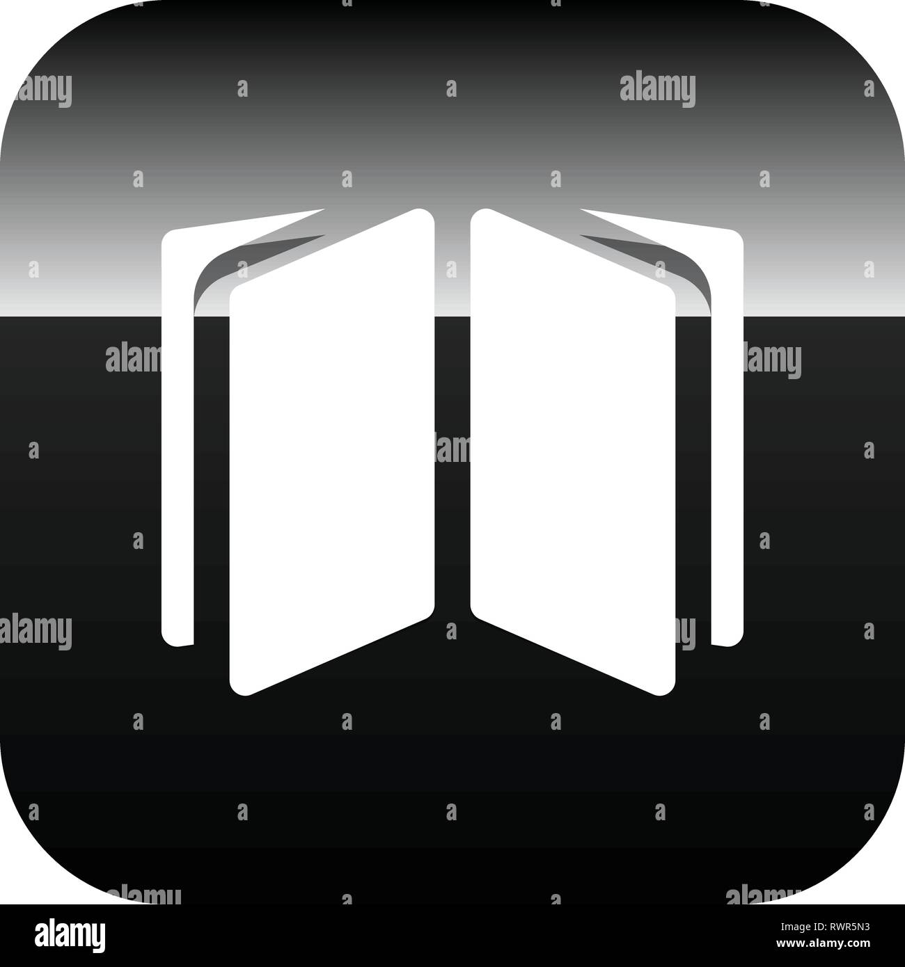 Book symbol icon for knowledge, education and such concepts Stock ...