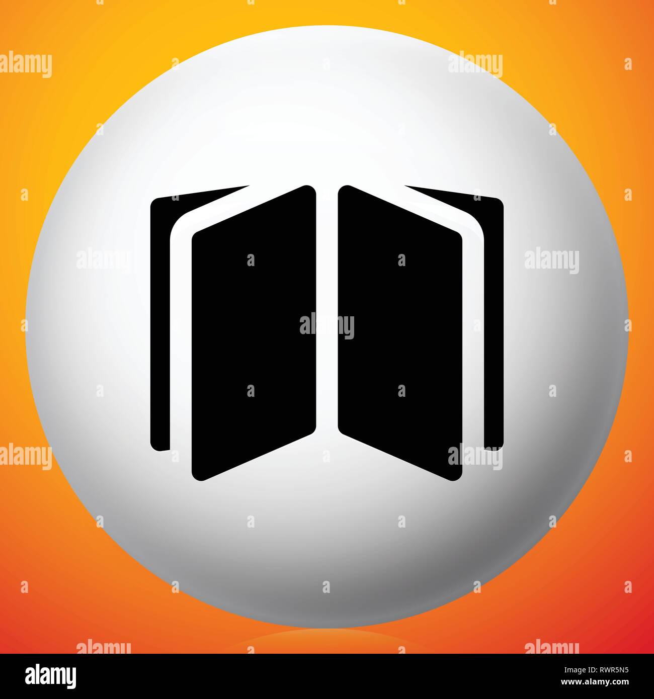 Book symbol icon for knowledge, education and such concepts Stock ...