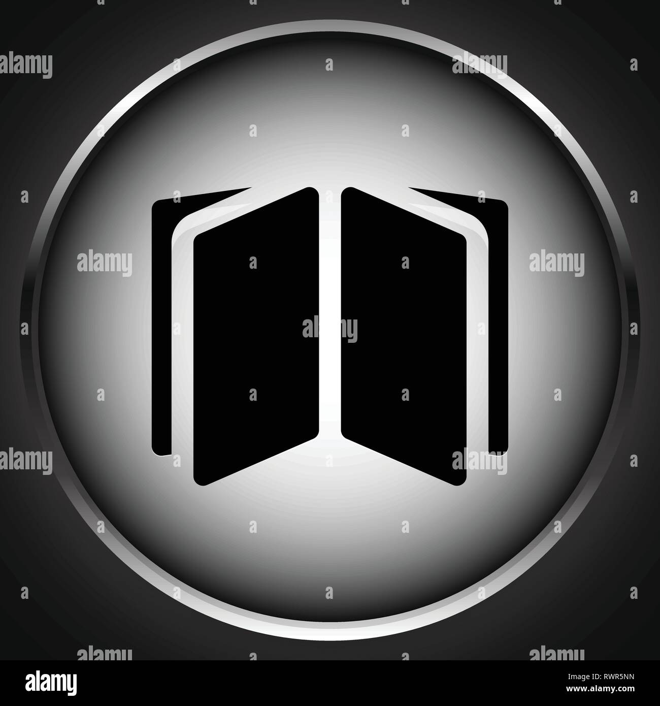 Book symbol icon for knowledge, education and such concepts Stock ...